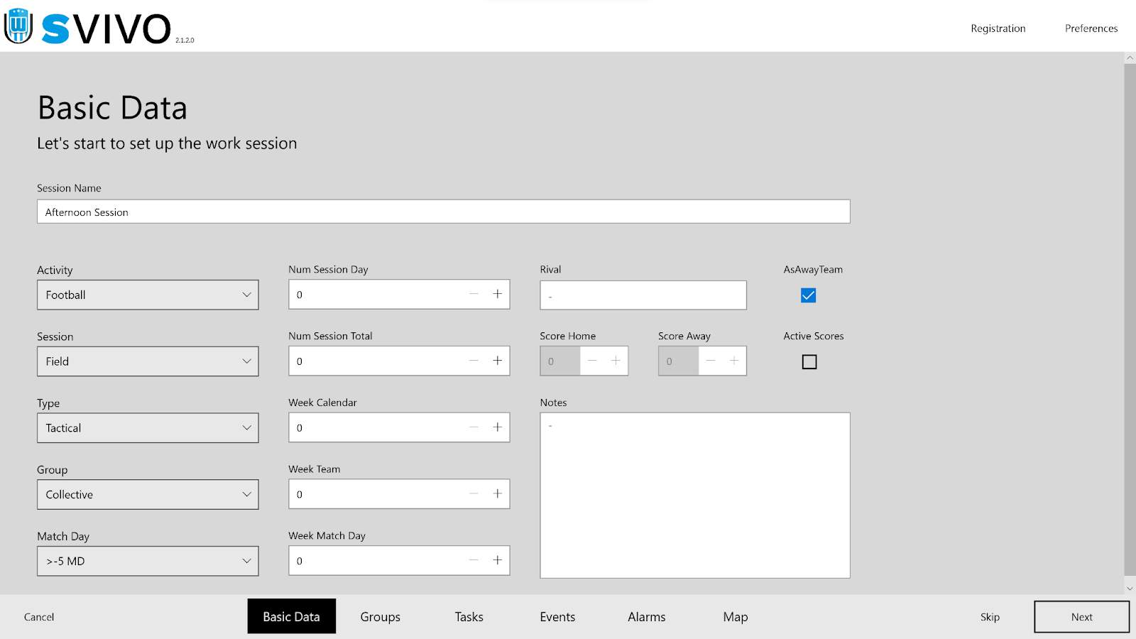 New Session and Basic Data • Hudl Support