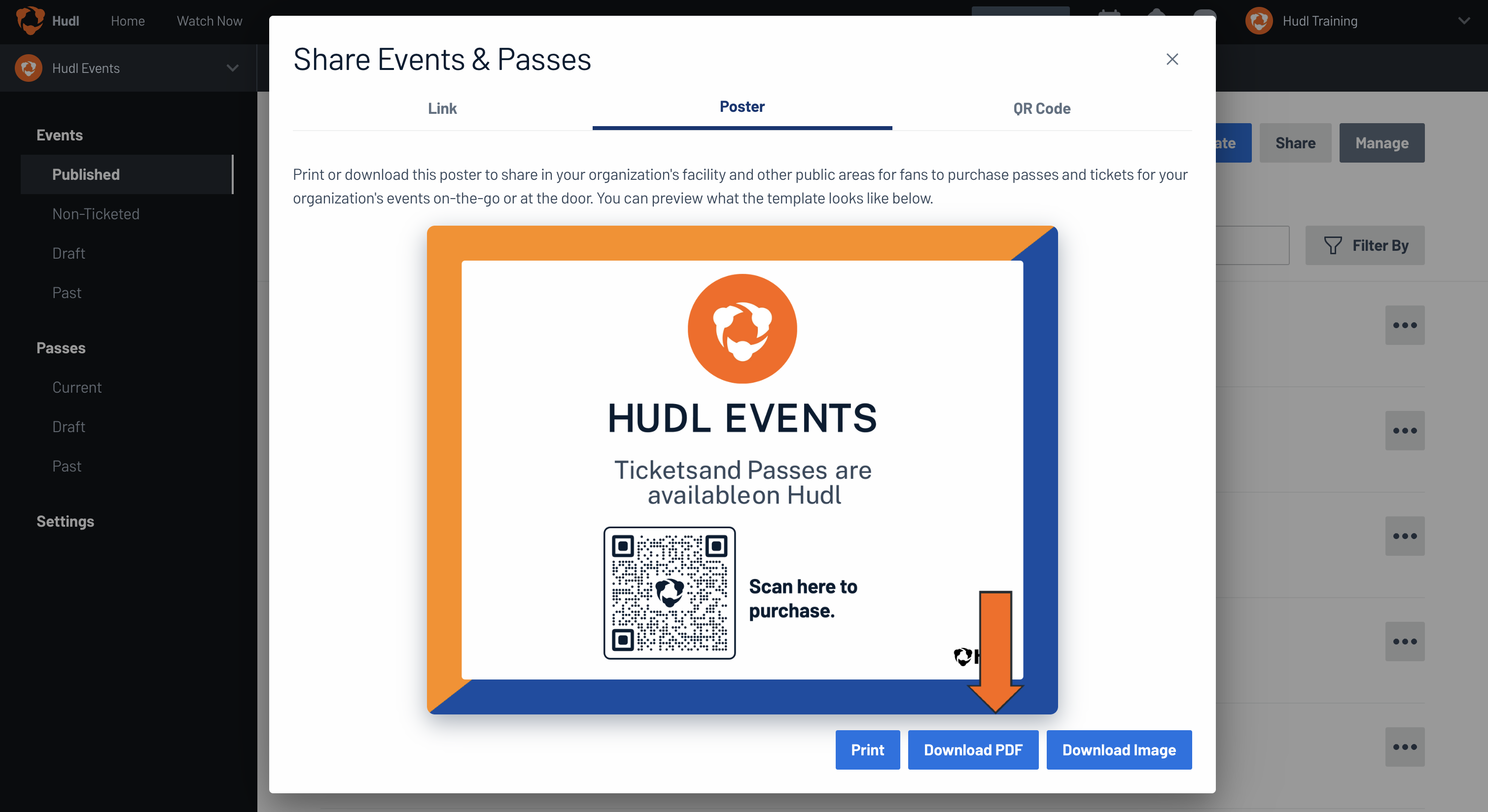 Share Hudl Fan Ticketing Page Poster/QR Code • Hudl Support