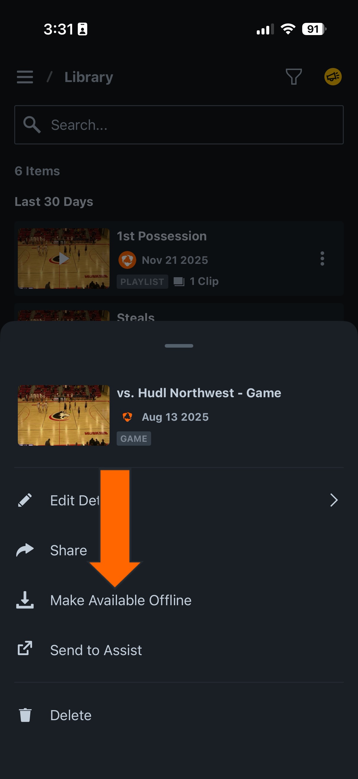 Download Video • Hudl Support