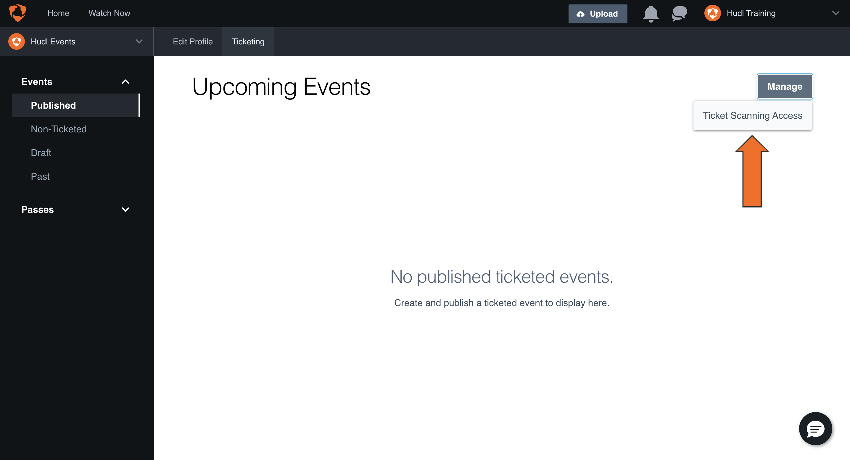 Find Ticket Reader App Access Code • Hudl Support