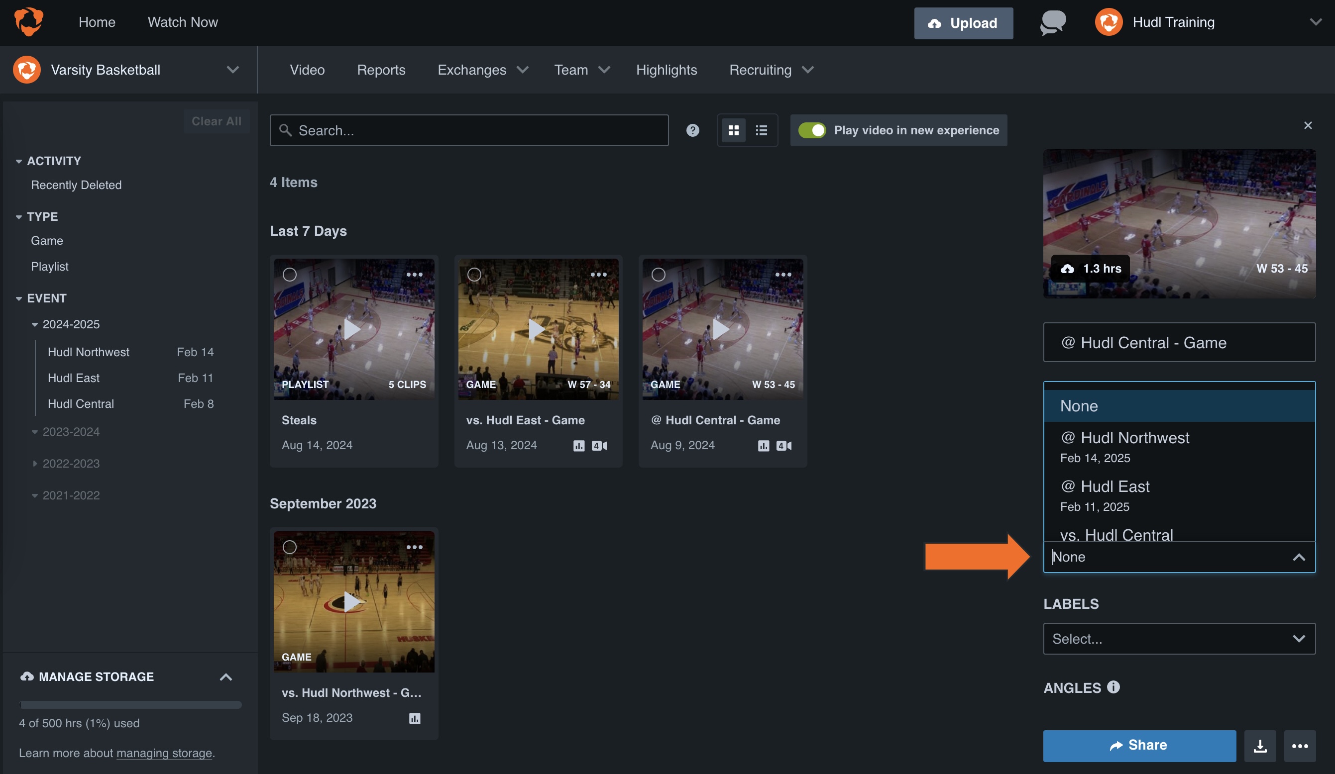 Add or Edit Video Details • Hudl Support