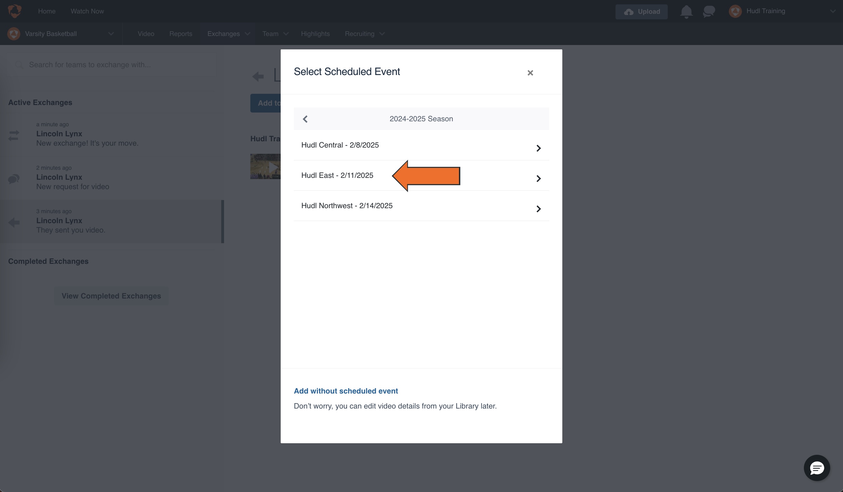 Accept Exchanges • Hudl Support