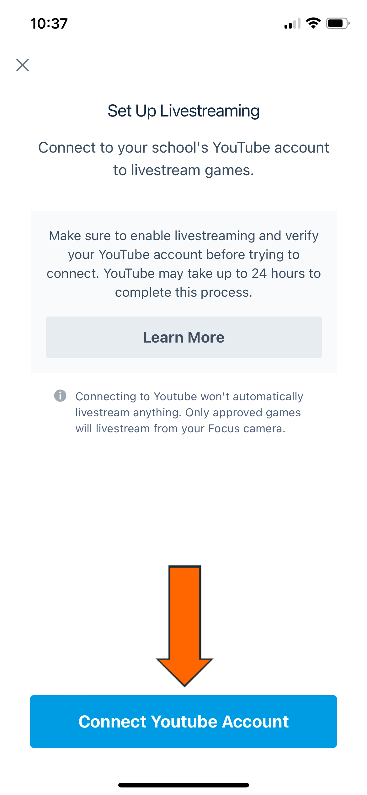 Connect YouTube Account • Hudl Support
