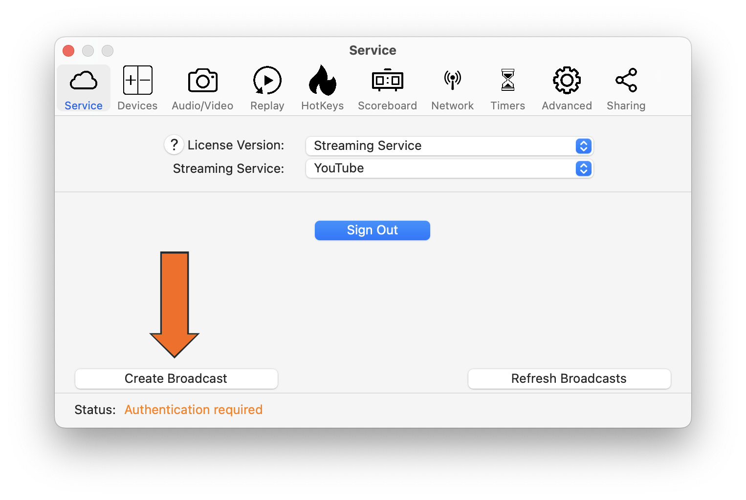 Stream to YouTube • Hudl Support