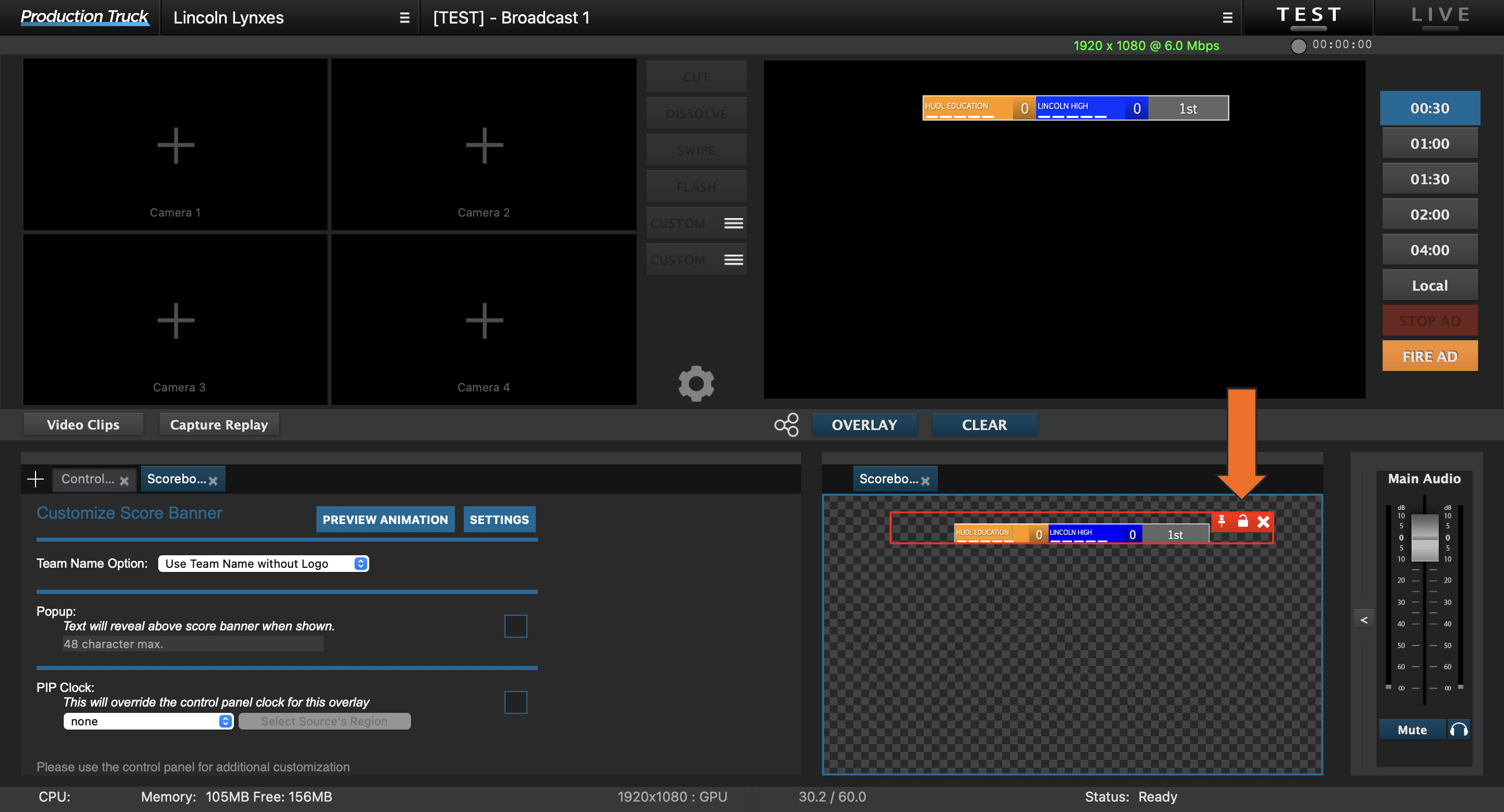 Move & Lock Overlays • Hudl Support