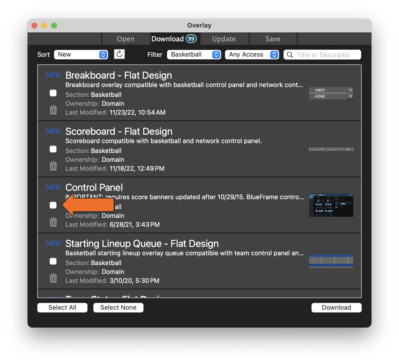Download and Open Overlays • Hudl Support