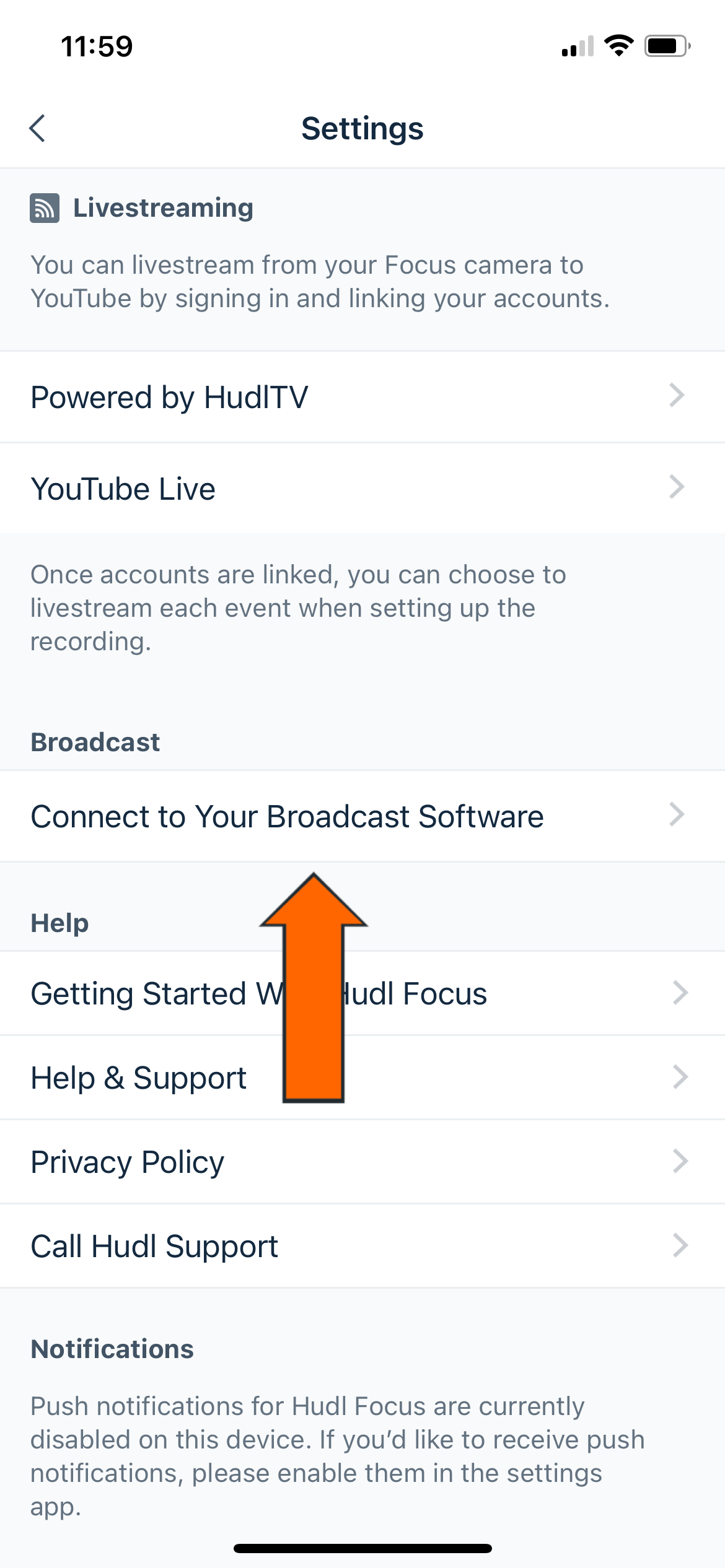 Hudl Focus Integration • Hudl Support
