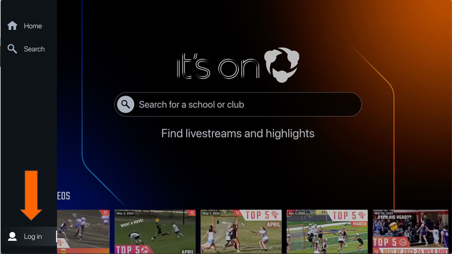 Log In to Hudl Fan Account • Hudl Support