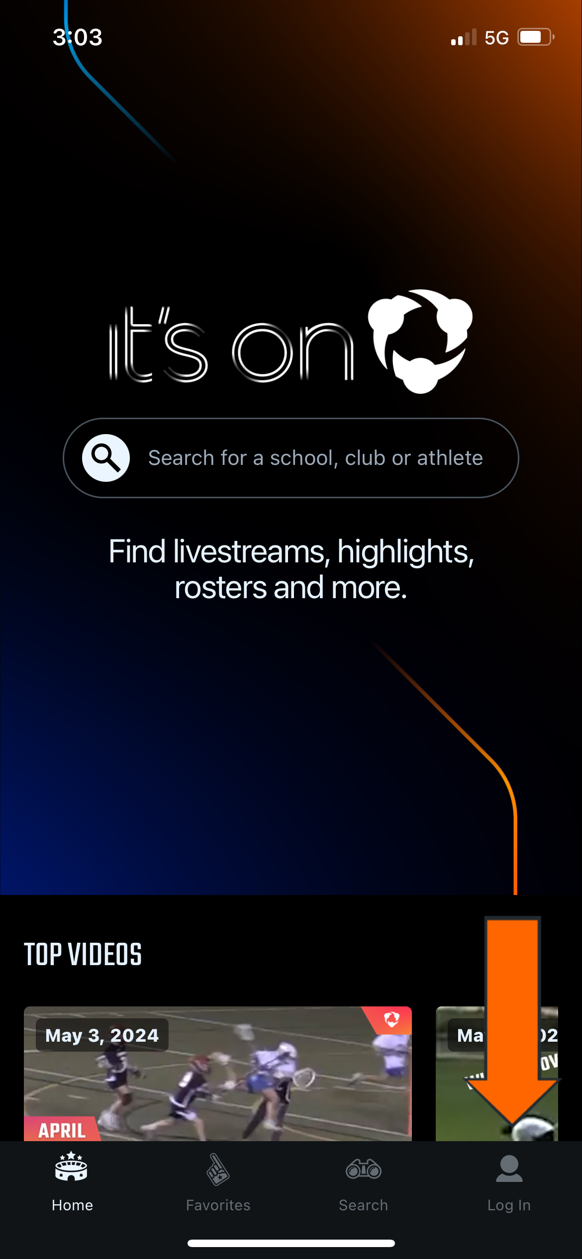Log In to Hudl Fan Account • Hudl Support