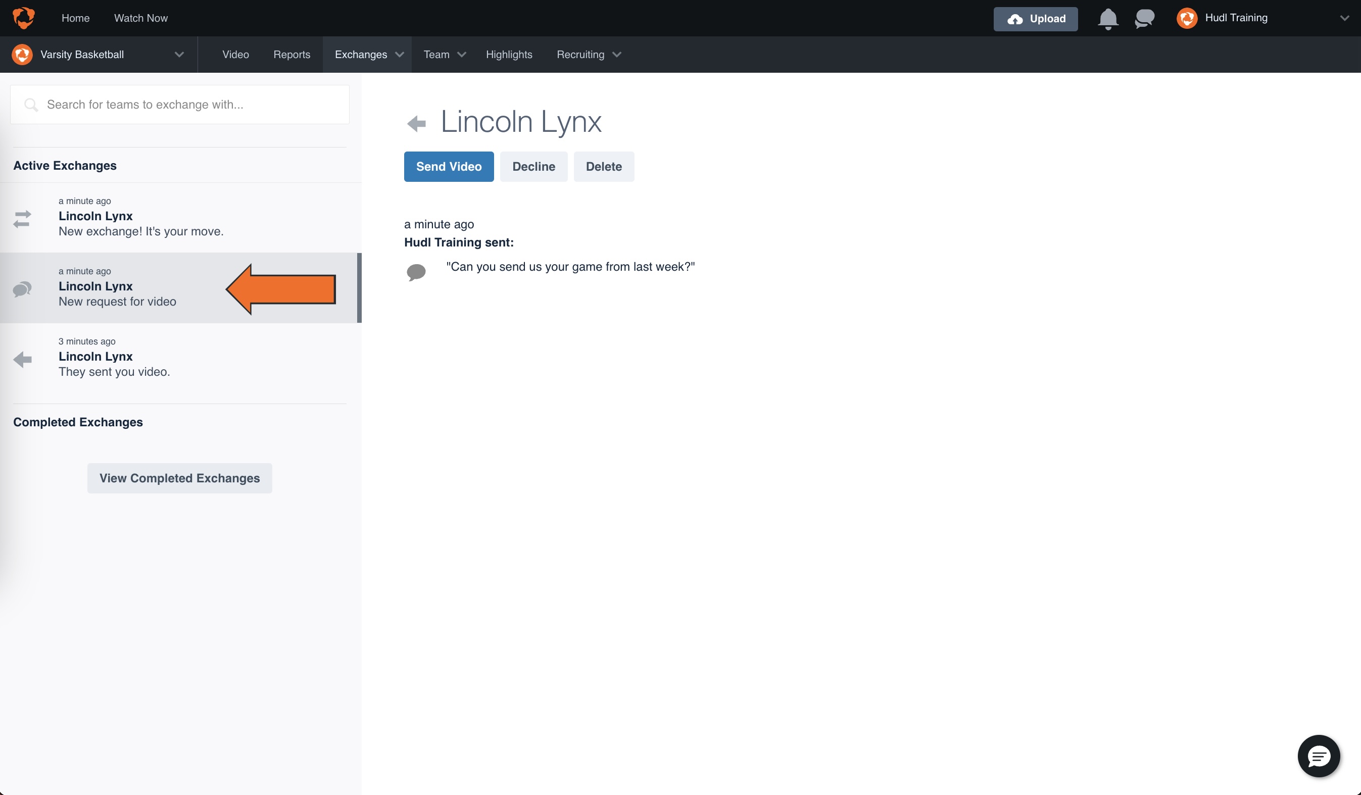 Accept Exchanges • Hudl Support