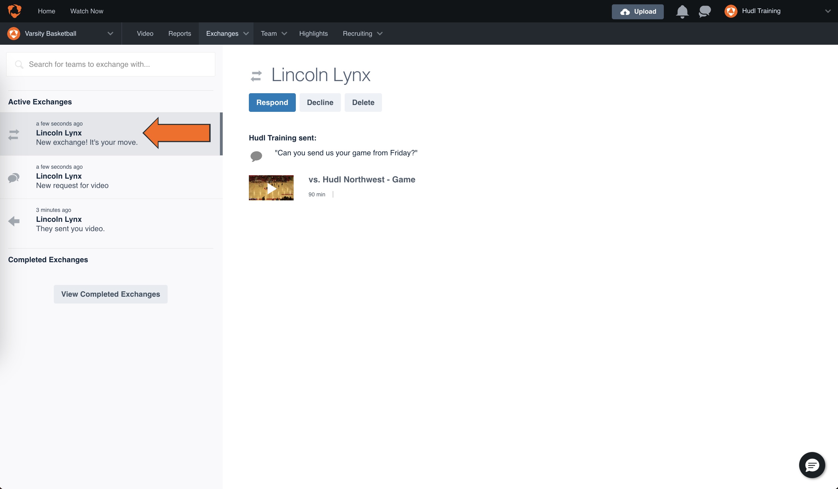 Accept Exchanges • Hudl Support