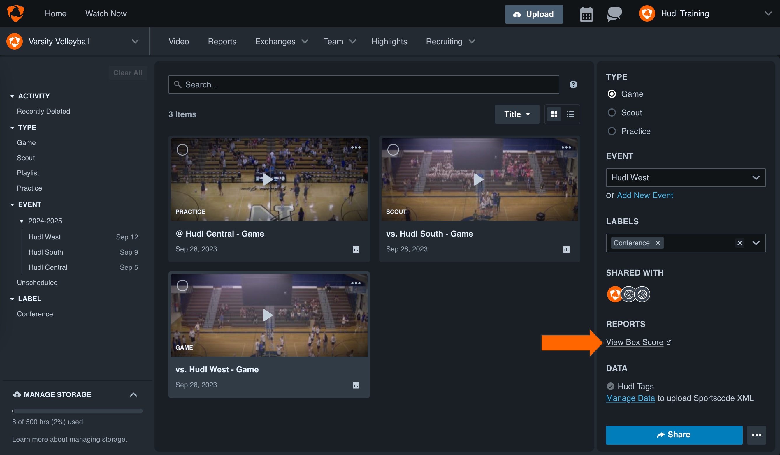 Export Stats to MaxPreps • Hudl Support