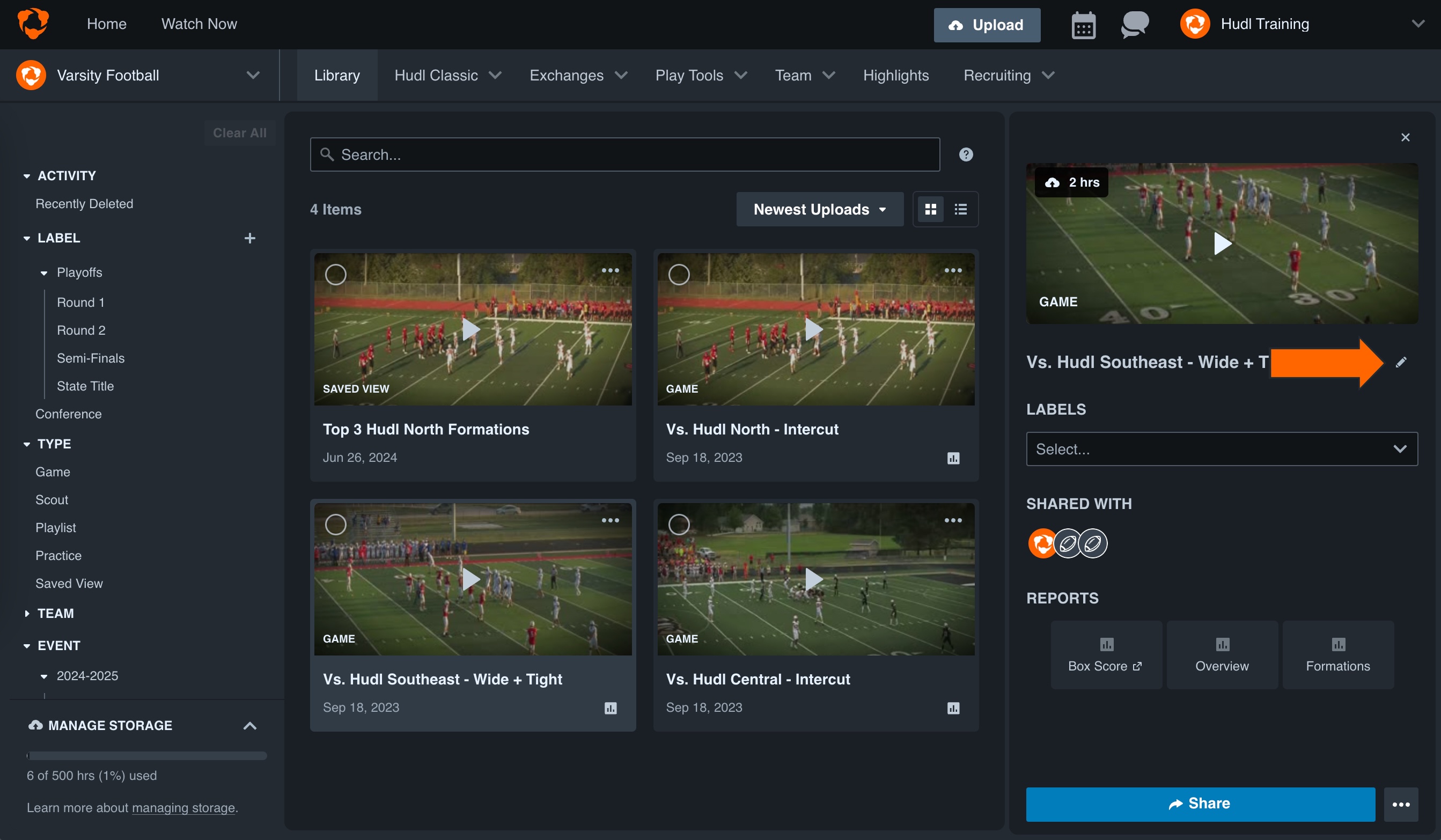 Add or Edit Video Details • Hudl Support