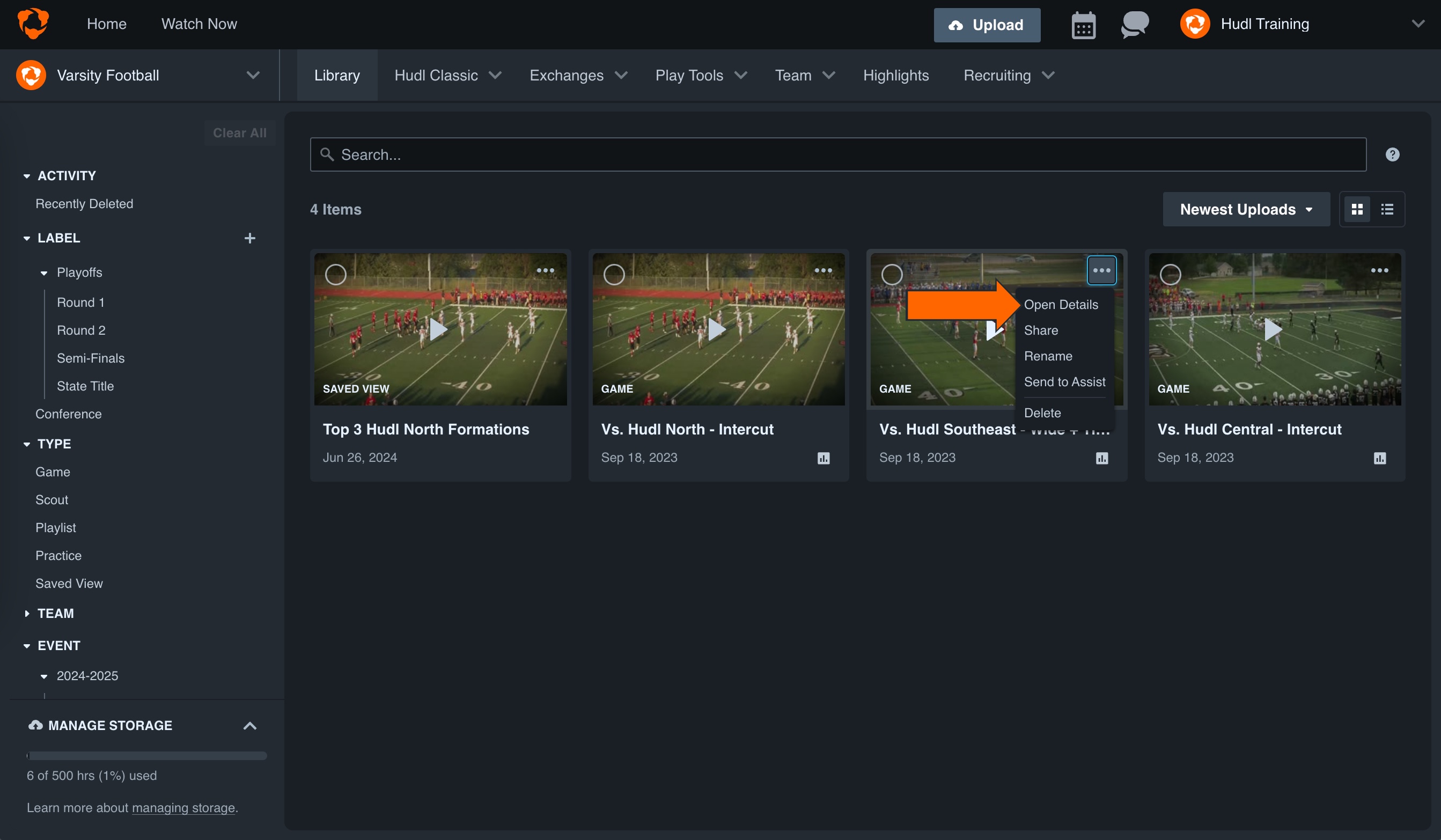 Add or Edit Video Details • Hudl Support