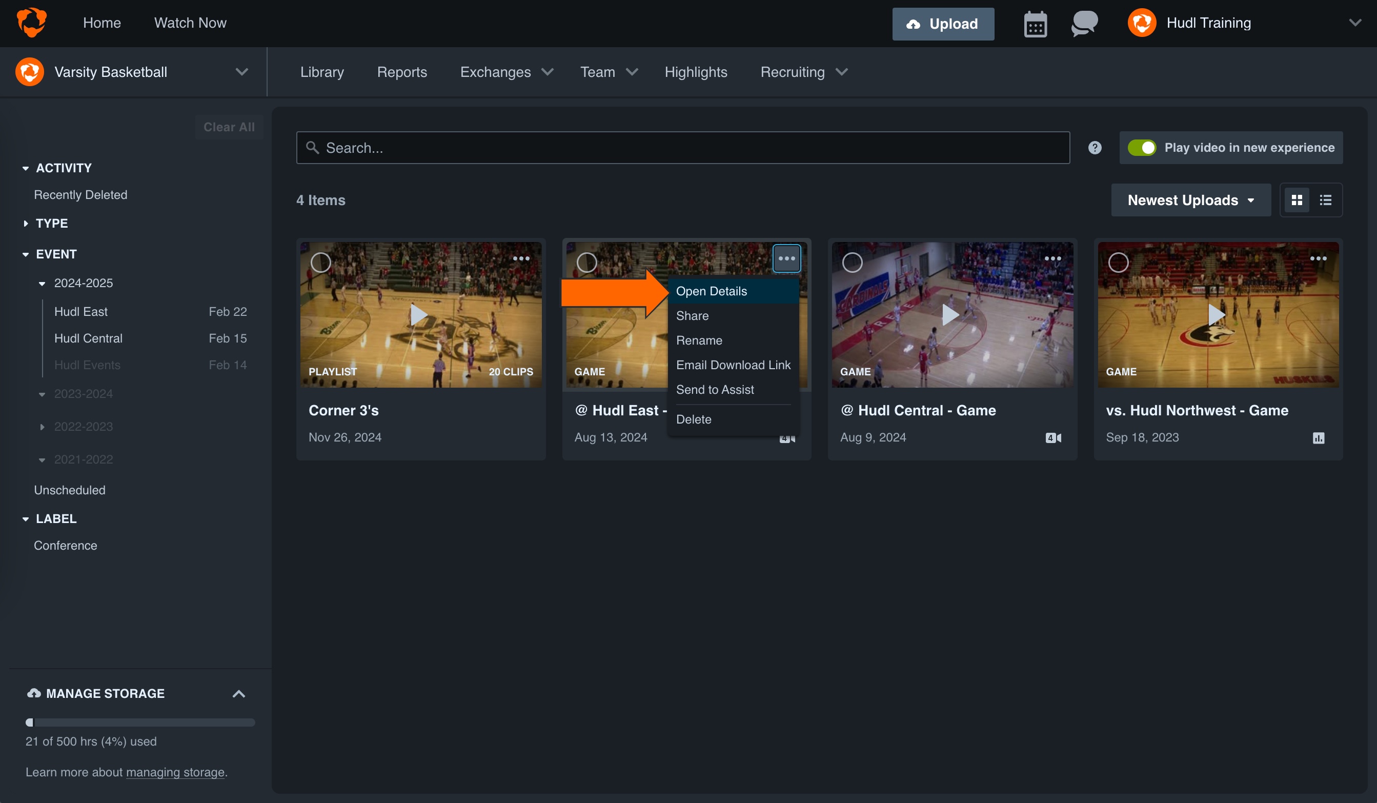 Add or Edit Video Details • Hudl Support