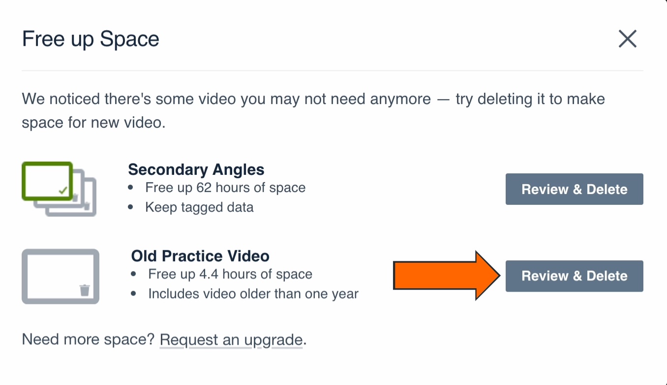 Manage Storage Hours • Library • Hudl Support