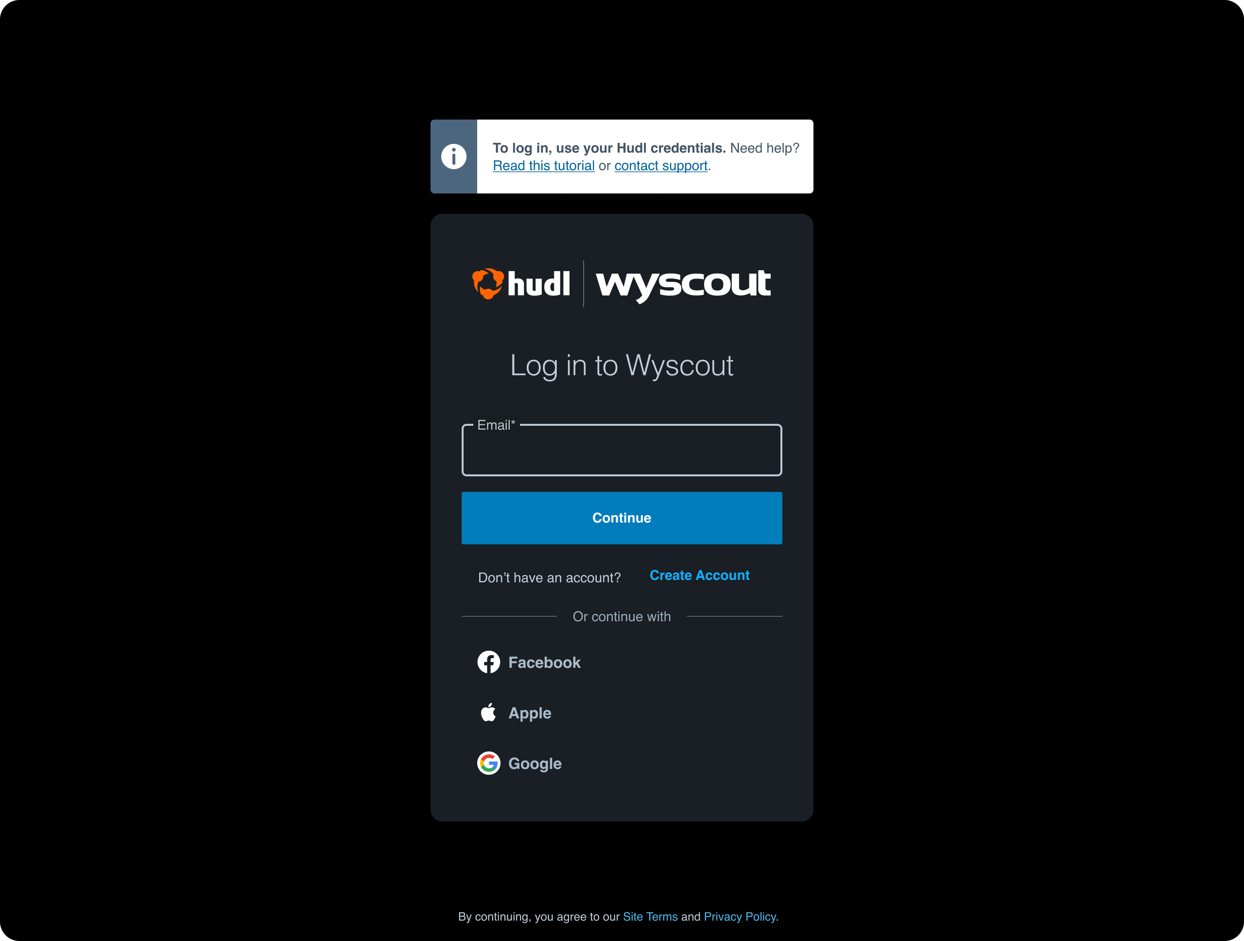 Activate Wyscout Subscription • Hudl Support