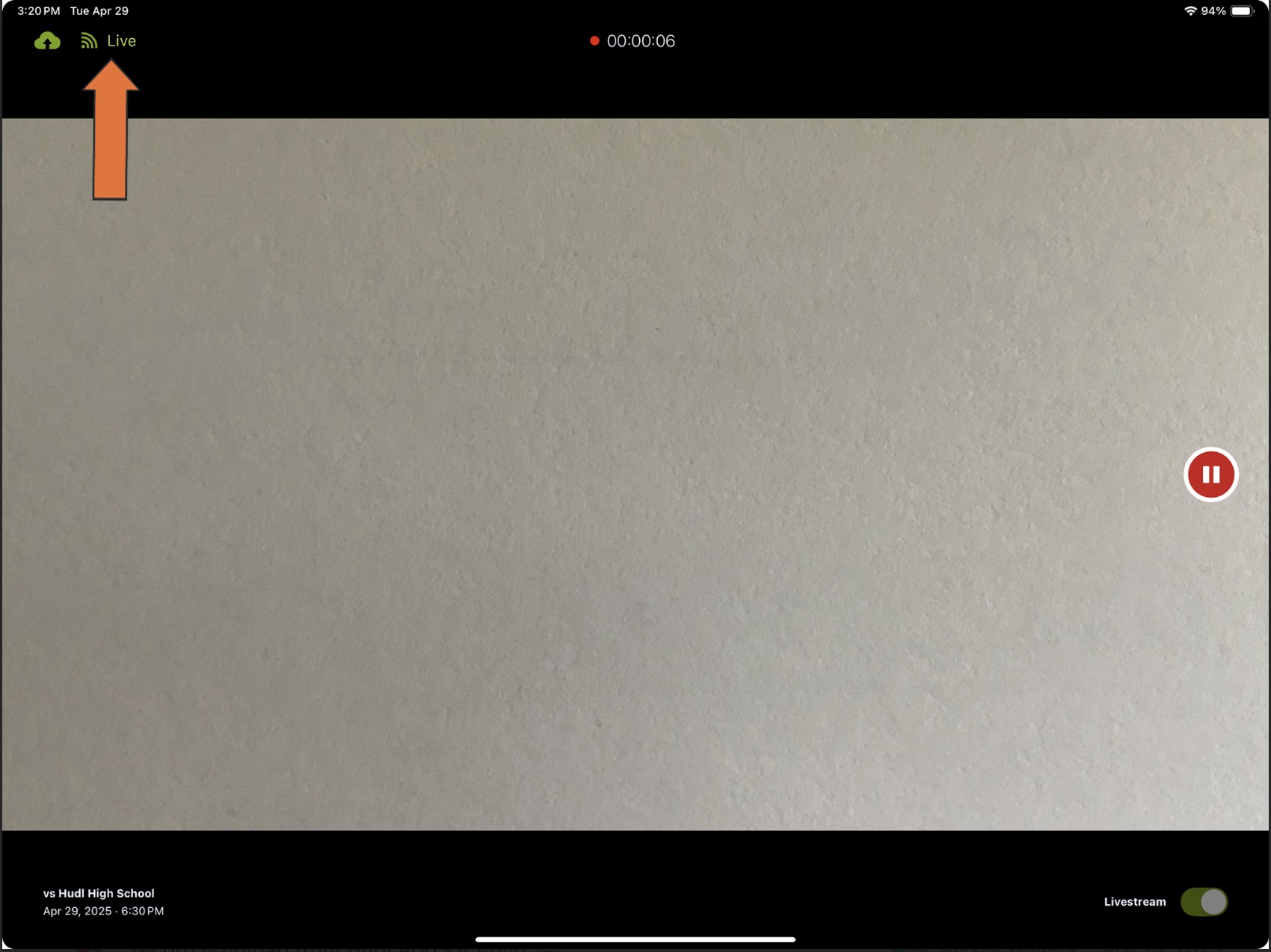 Livestream from a Mobile Device • Hudl Support