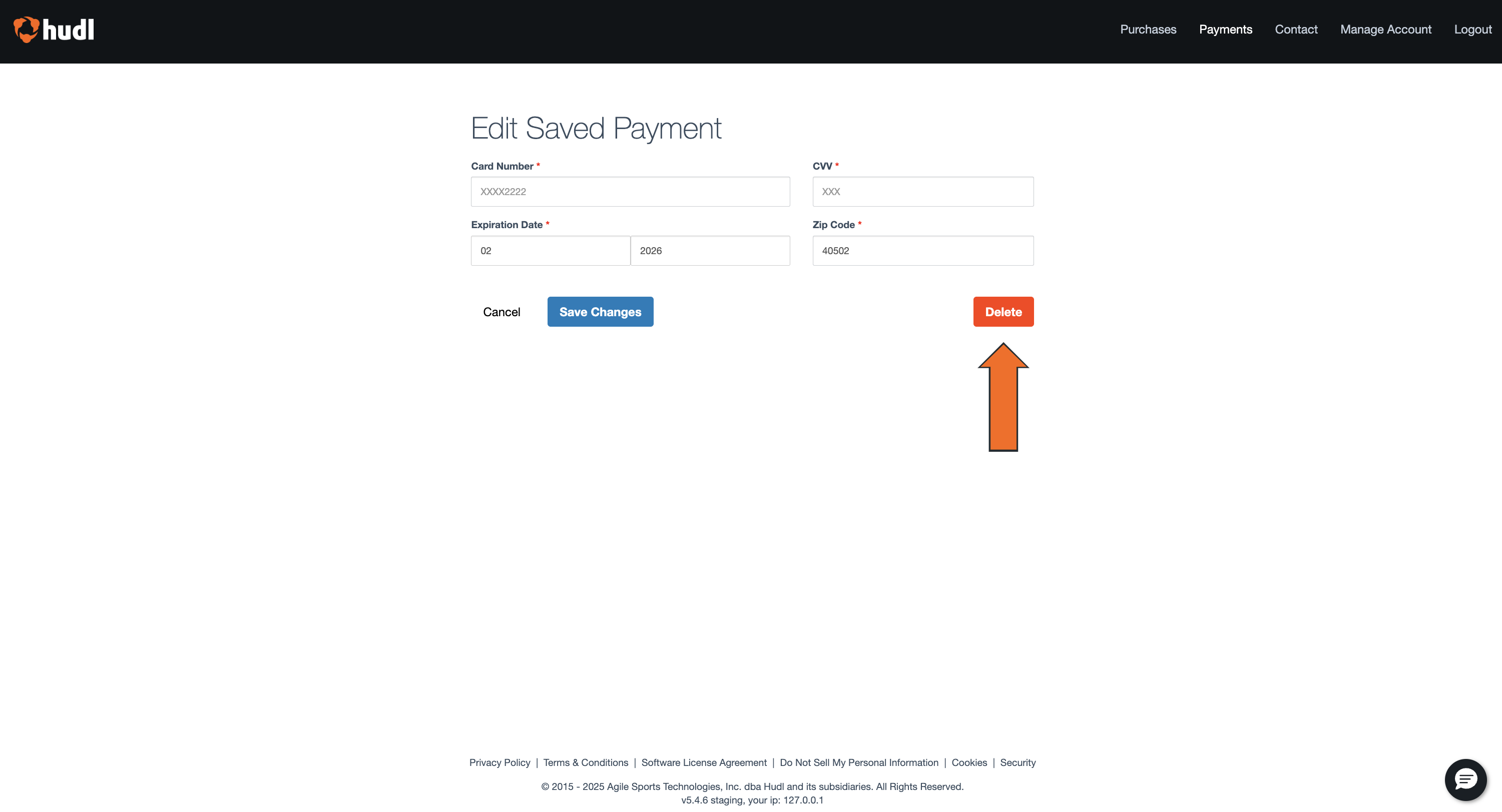 Manage Livestream Payment Information • Hudl Support