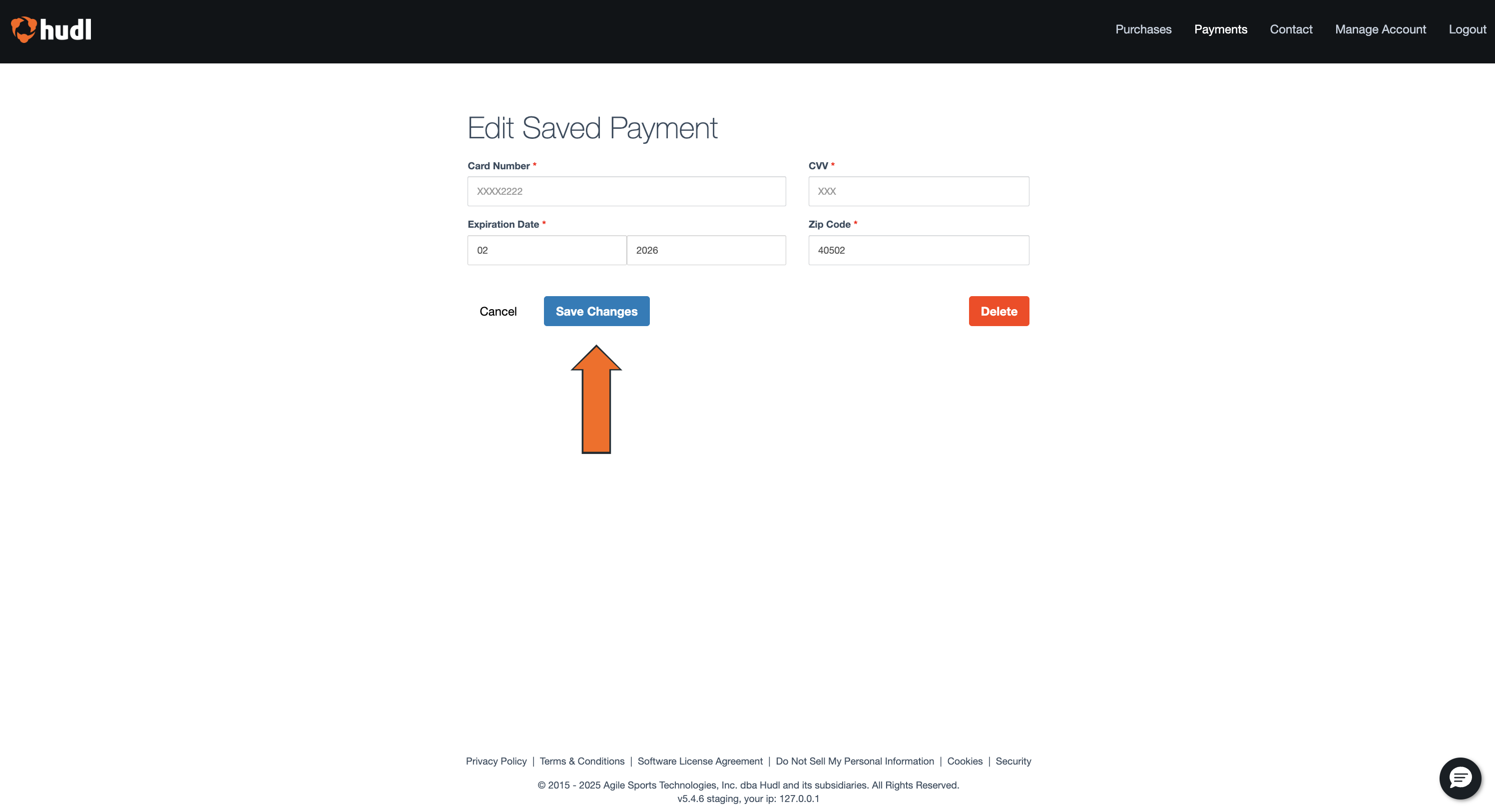 Manage Livestream Payment Information • Hudl Support