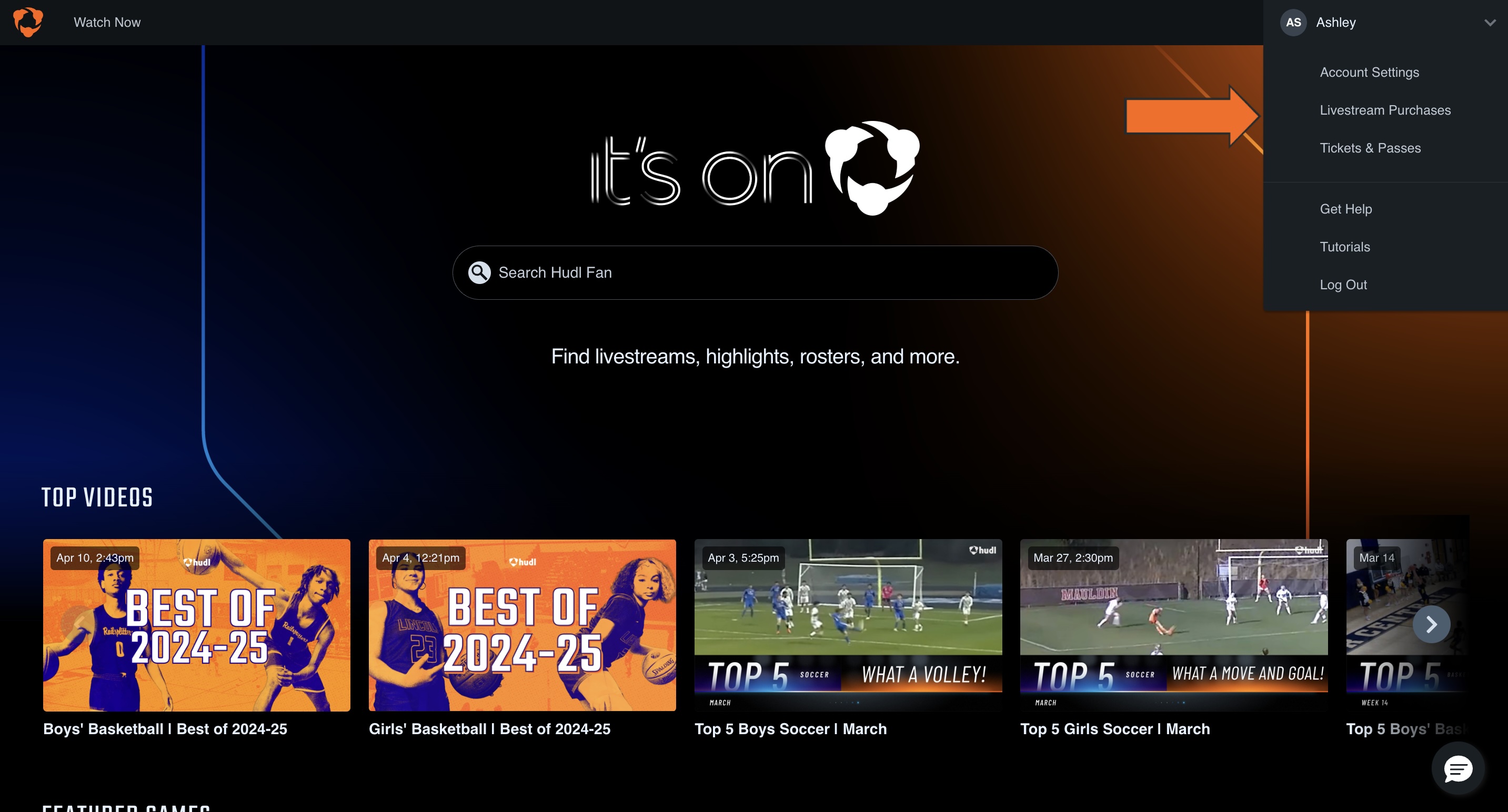 Manage Hudl Fan Account • Hudl Support