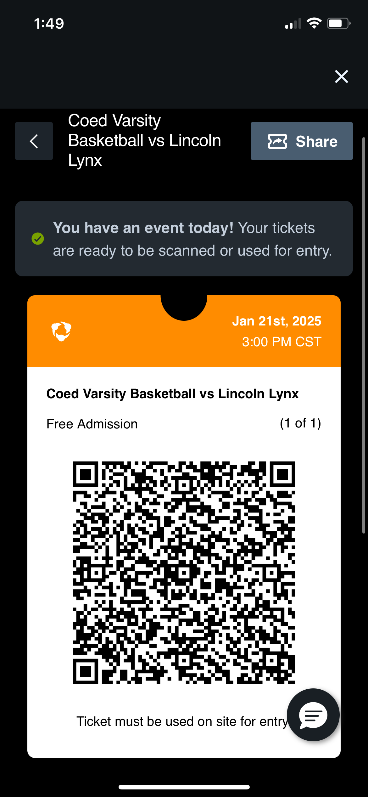 Use Your Tickets or Passes • Hudl Support