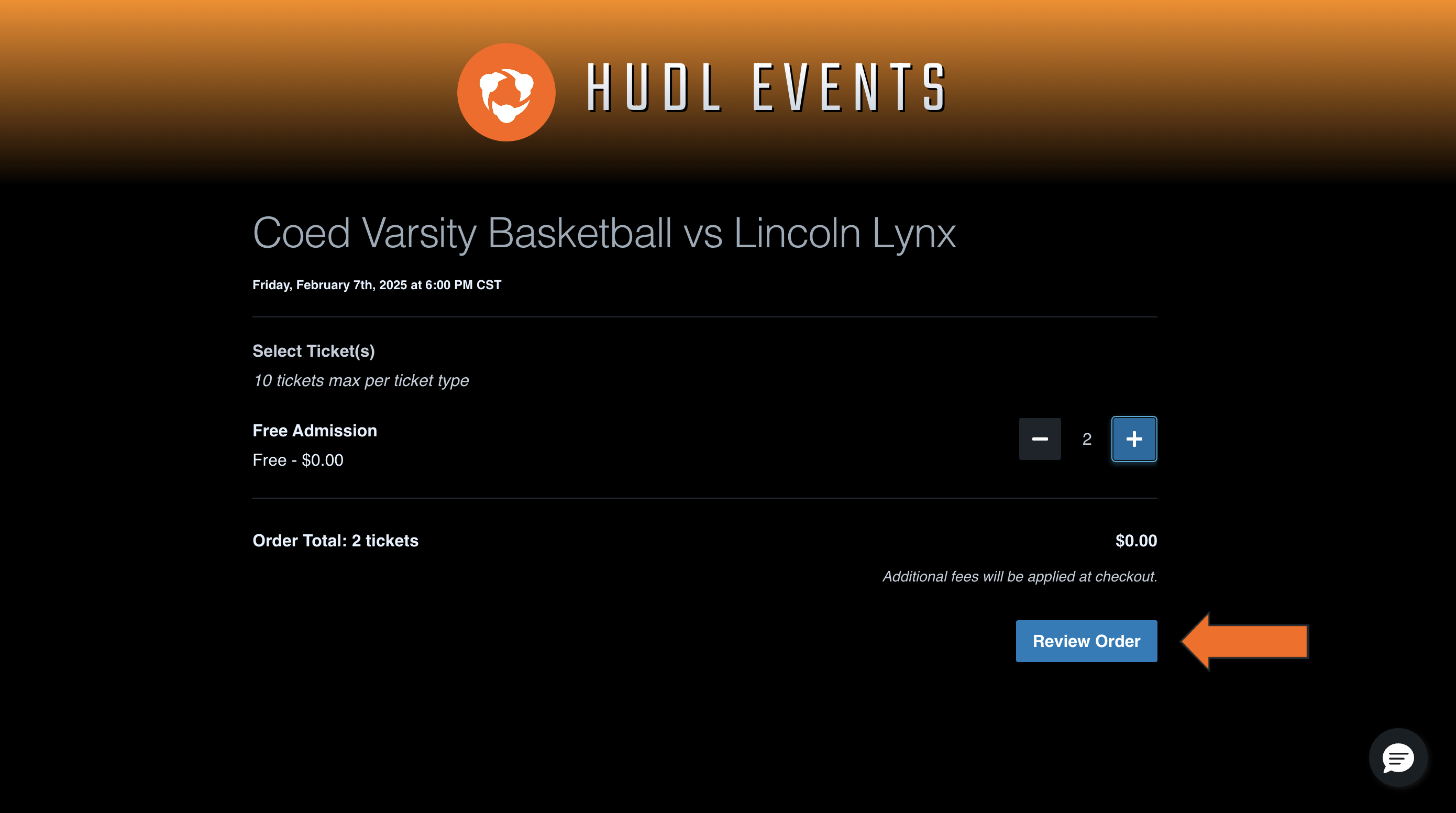 Purchase a Ticket or Pass • Hudl Support
