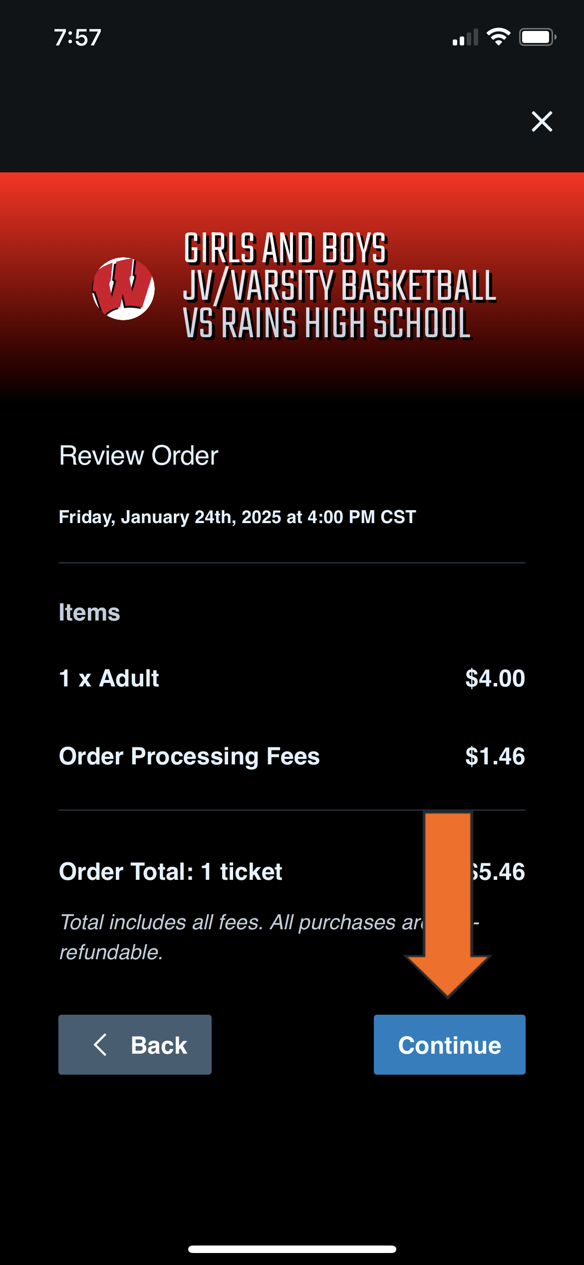 Purchase a Ticket or Pass • Hudl Support