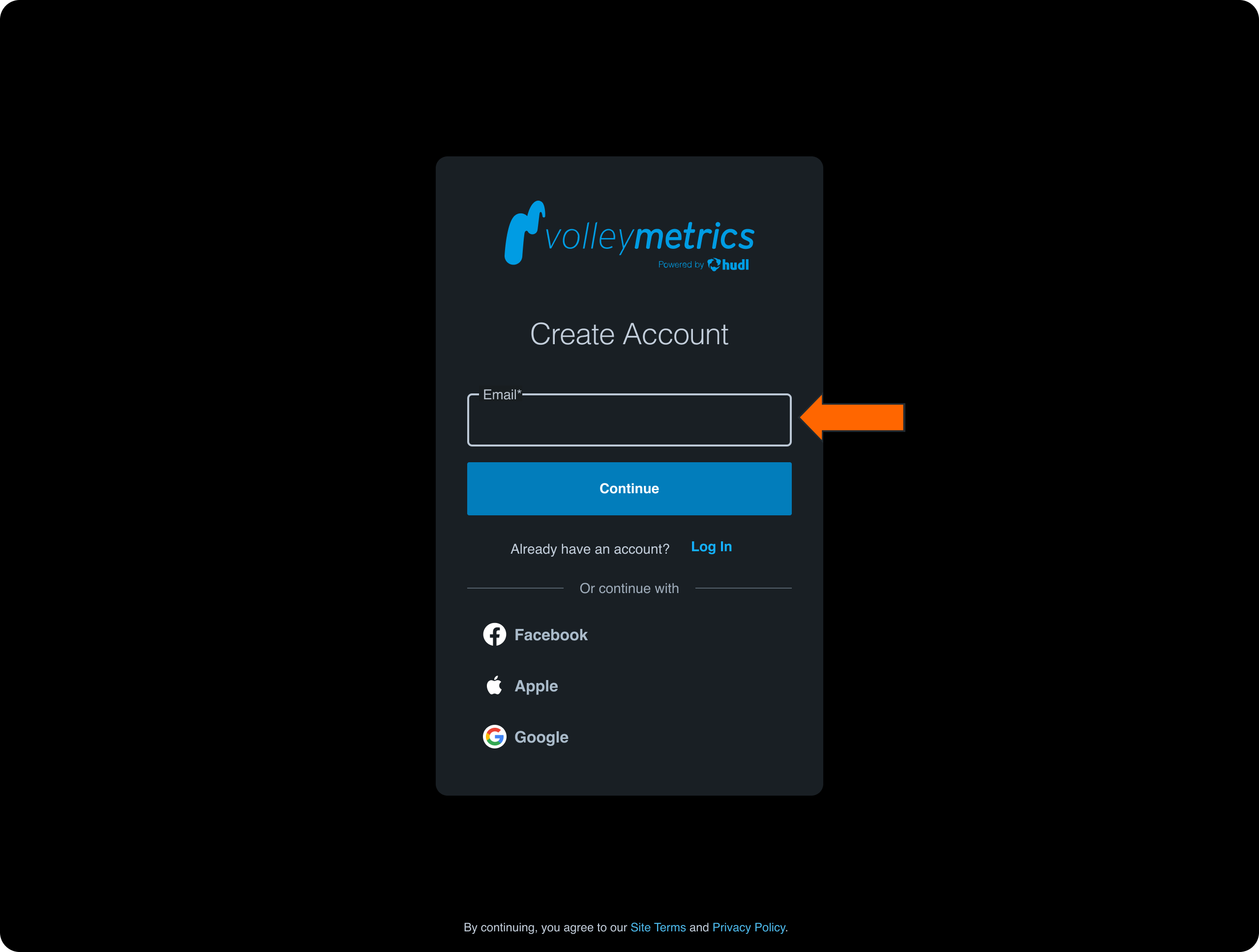 Create a Hudl Account • Volleymetrics • Hudl Support