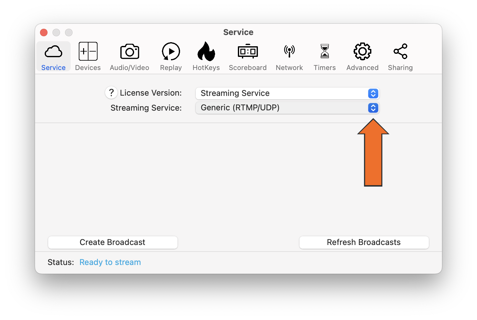 Stream to RTMP Endpoint • Hudl Support