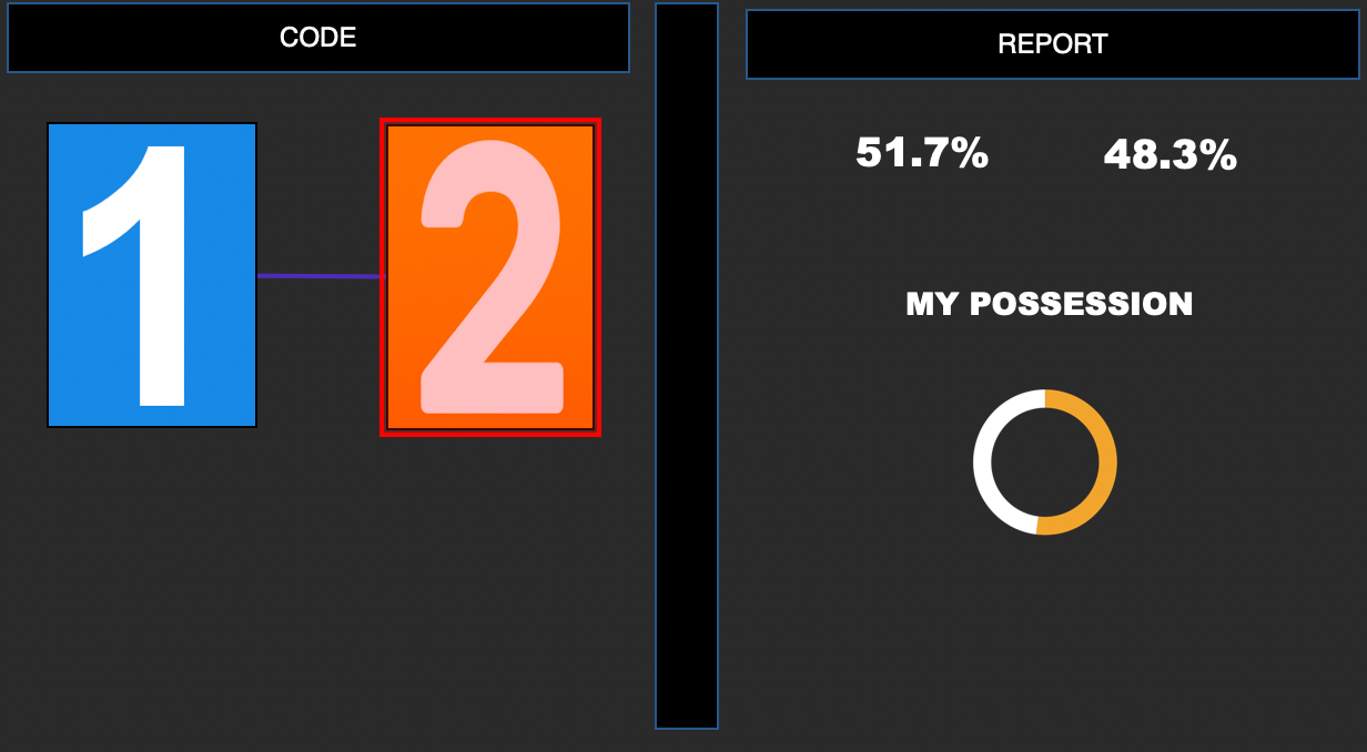 Calculate Possession % with Donut Chart • Hudl Support