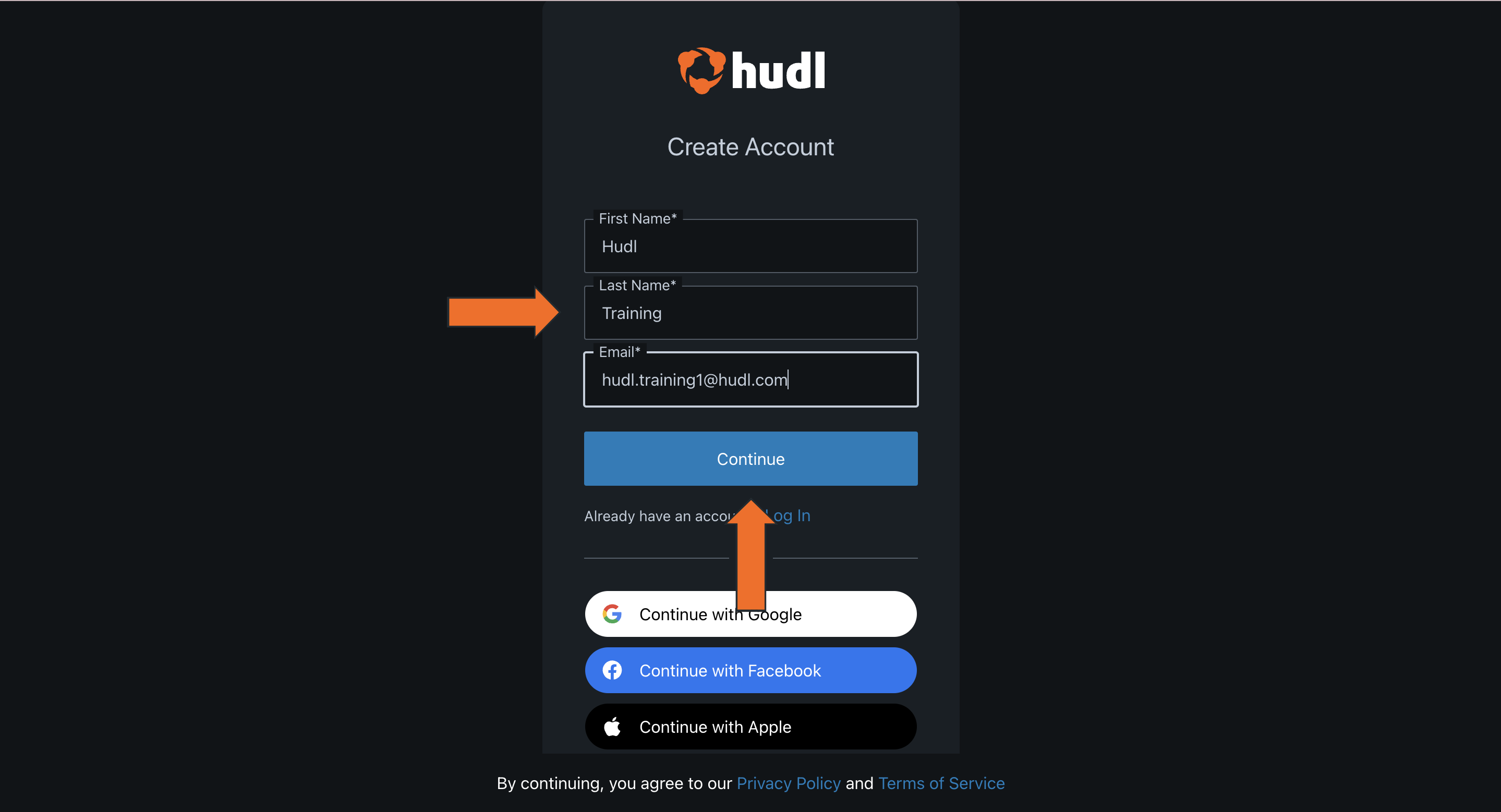 Create vCloud Account • Hudl Support