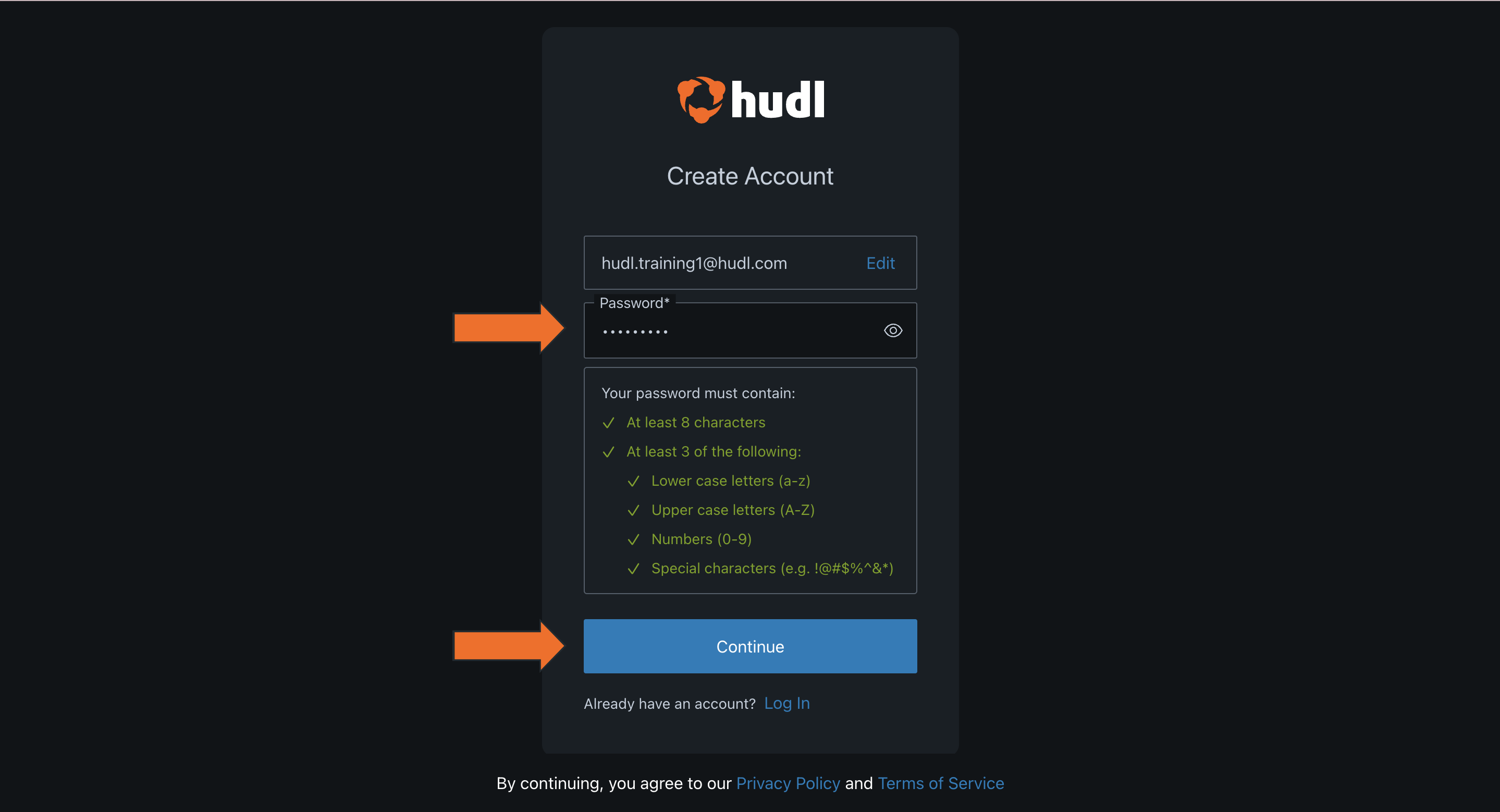 Create vCloud Account • Hudl Support