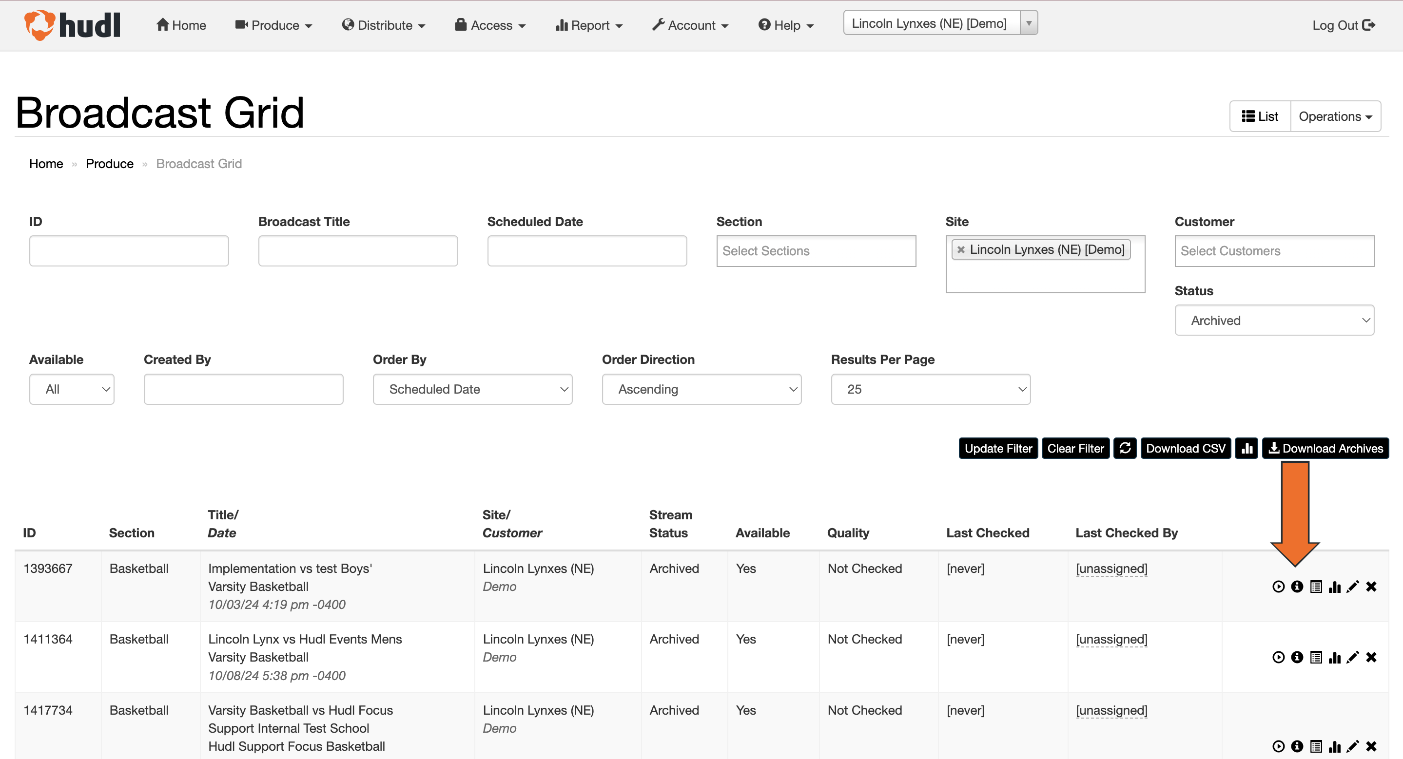 Find vCloud Broadcast's M3U8 (HLS) URL • Hudl Support