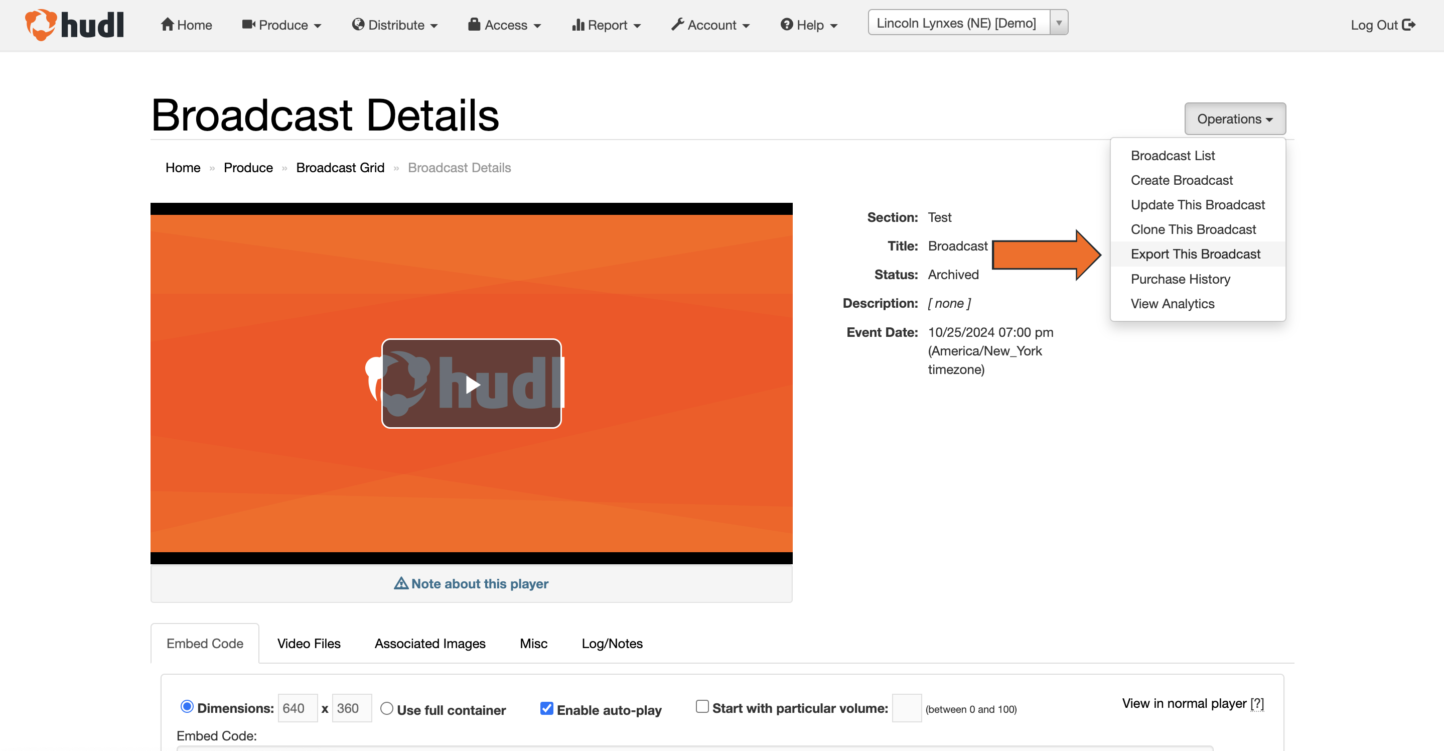 Download Archived Broadcasts • Hudl Support