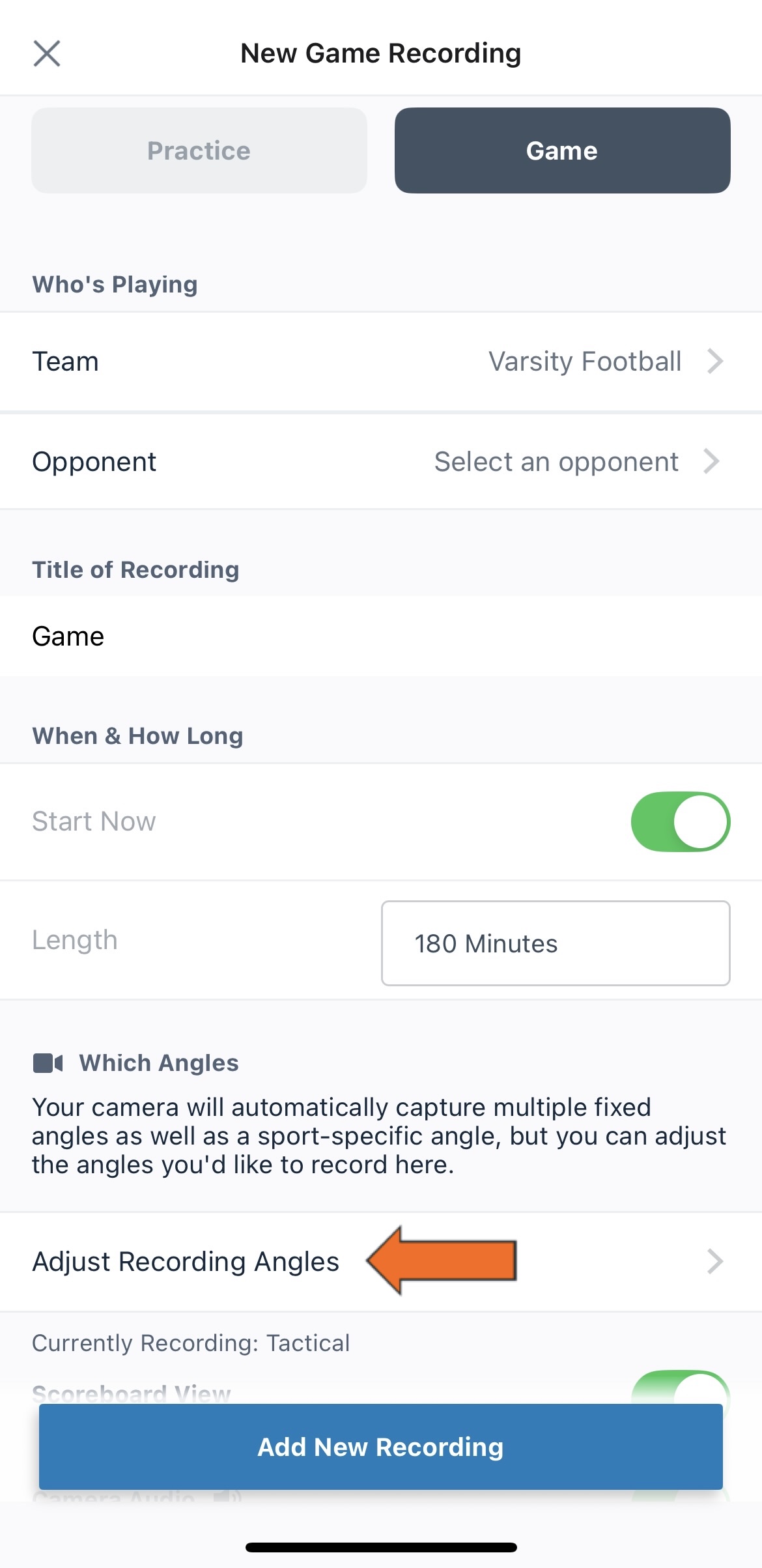 Select Multiple Angles for Focus Recordings • Hudl Support