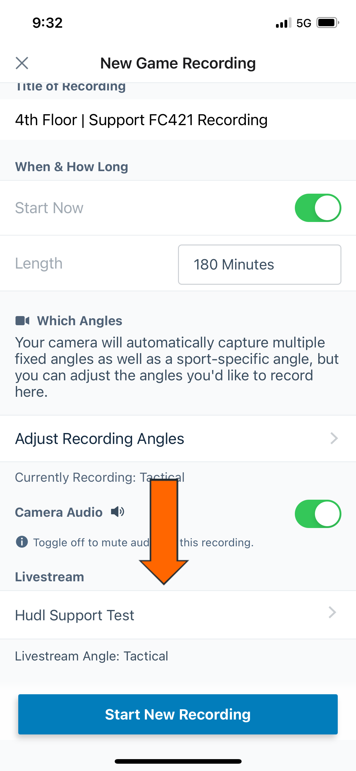 Livestream to YouTube • Focus Flex • Hudl Support