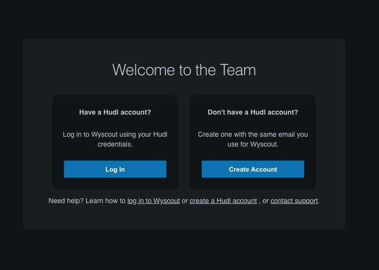 Activate Wyscout Subscription • Hudl Support