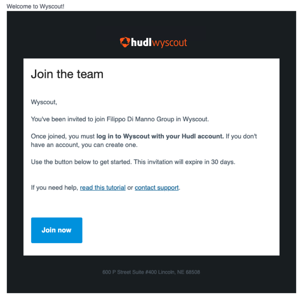 Activate Wyscout Subscription • Hudl Support