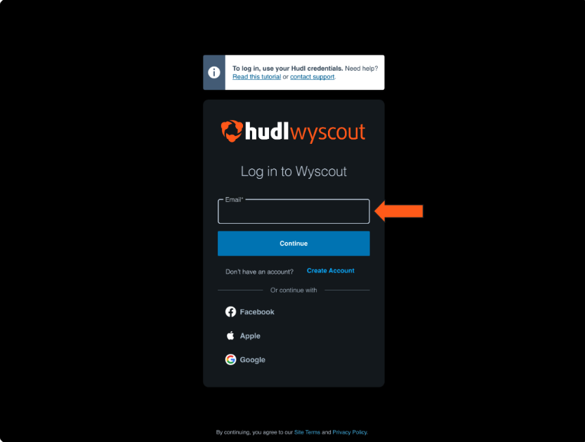 Reset Hudl Password • Wyscout • Hudl Support