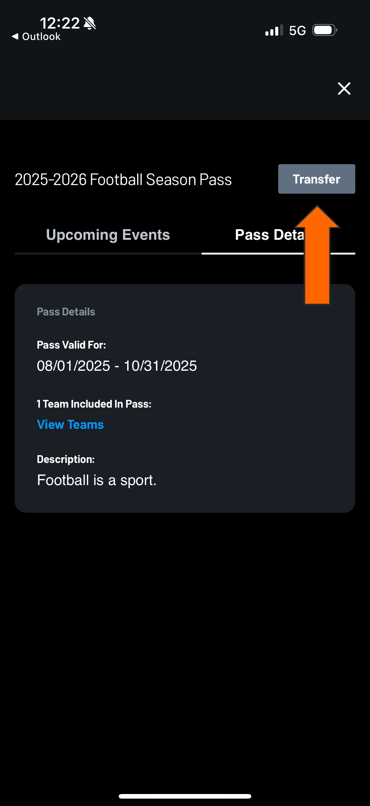 Transfer a Pass • Hudl Support