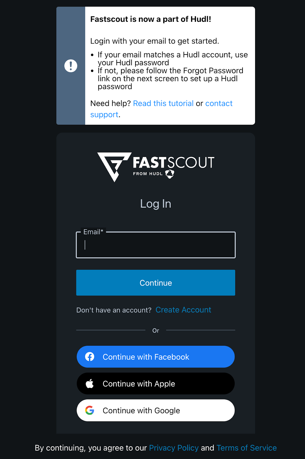 Log In to FastModel • Hudl Support