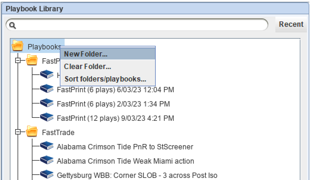 Playbook Library Organization • Hudl Support
