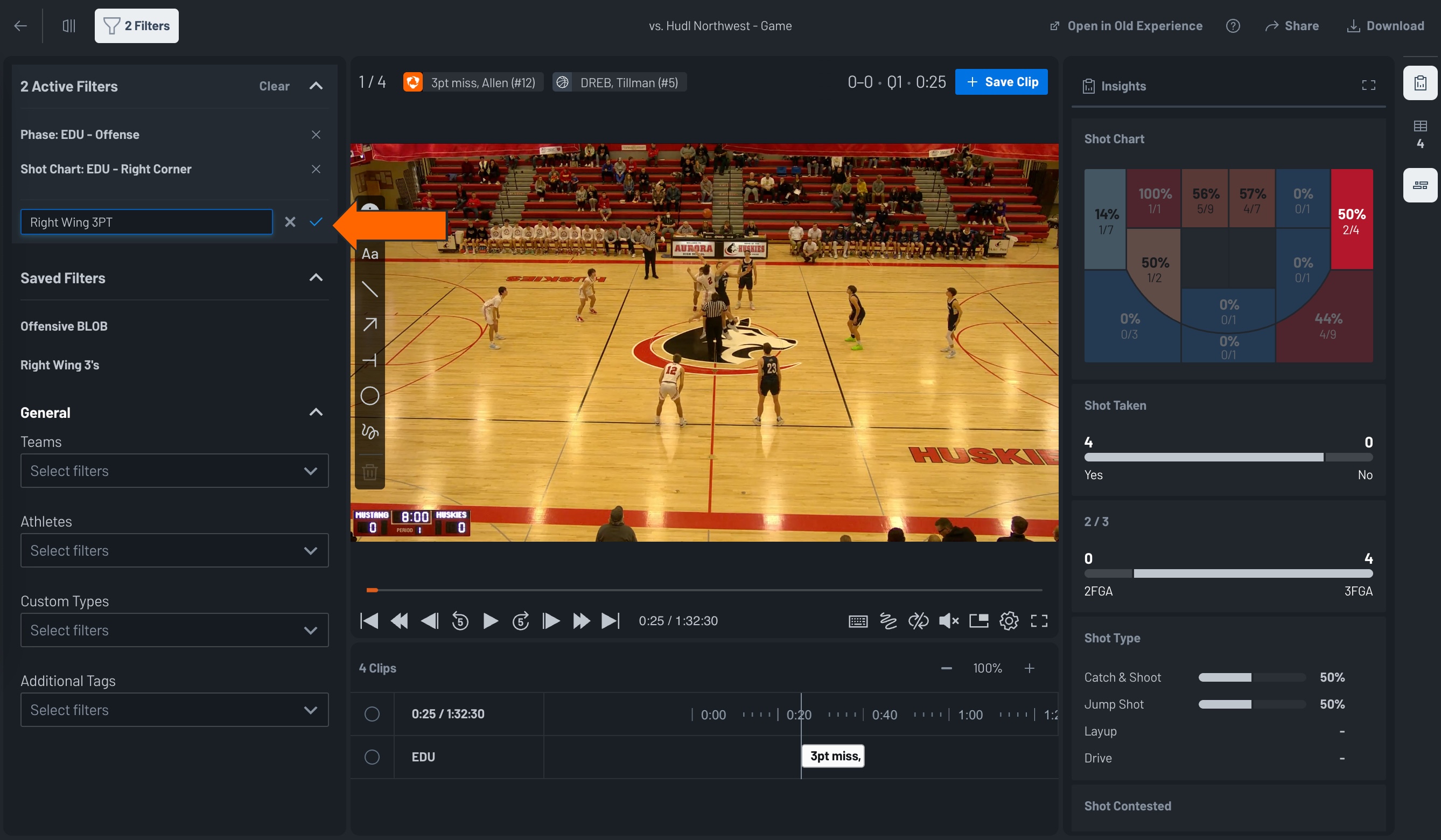 Dynamic Filters • Hudl Support