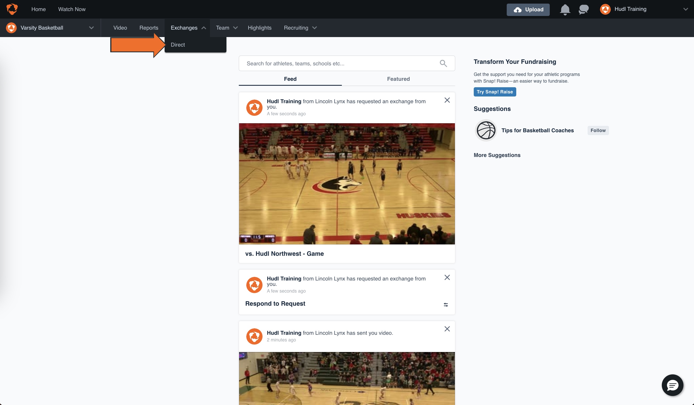 Accept Exchanges • Hudl Support