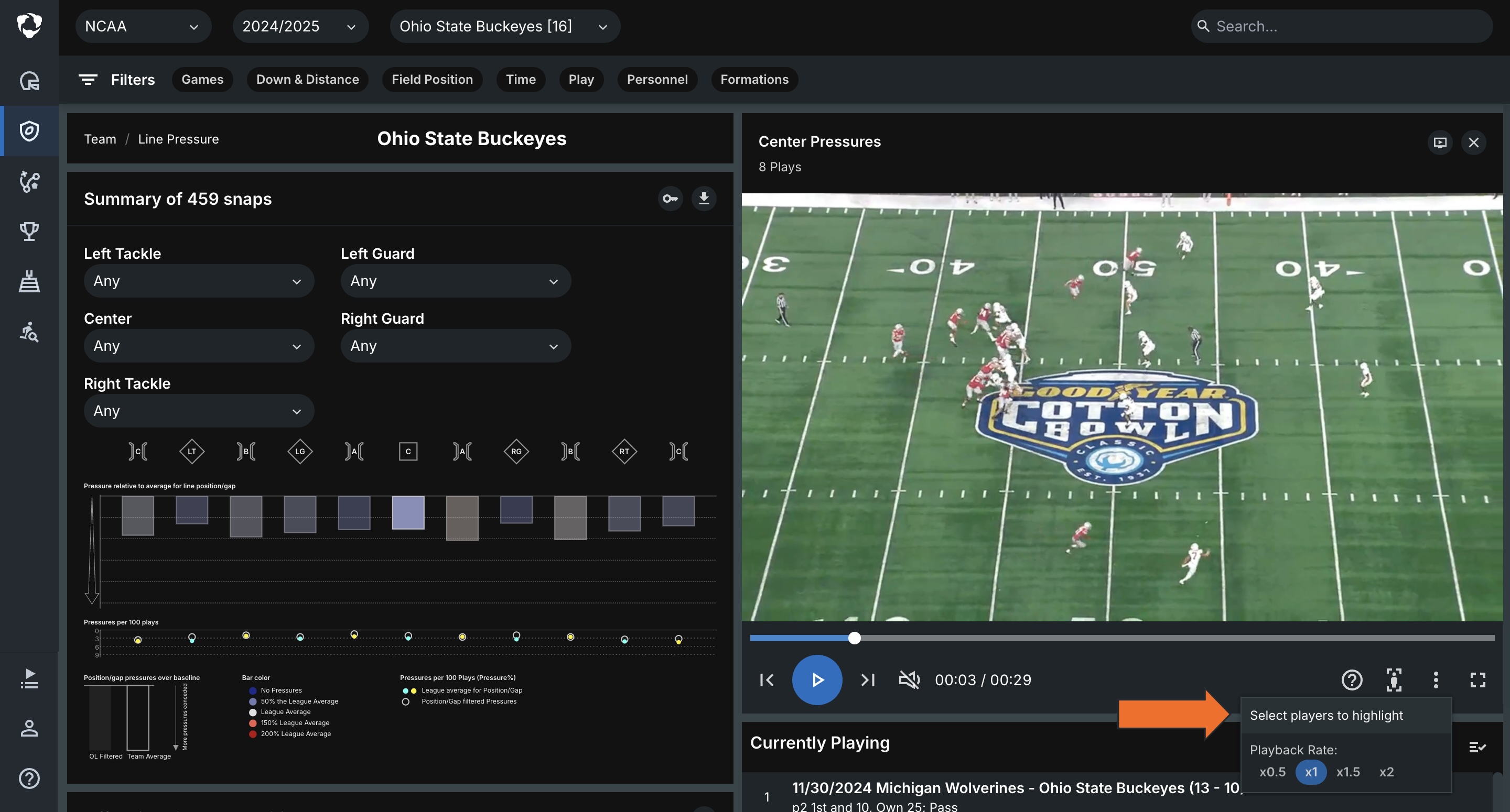View Speed Overlay • Hudl Support