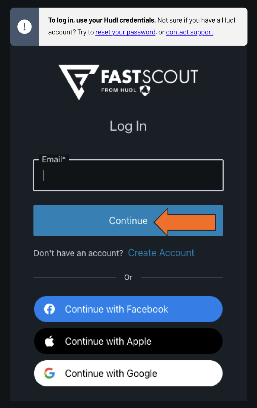 Reset Your Hudl Password • FastModel • Hudl Support