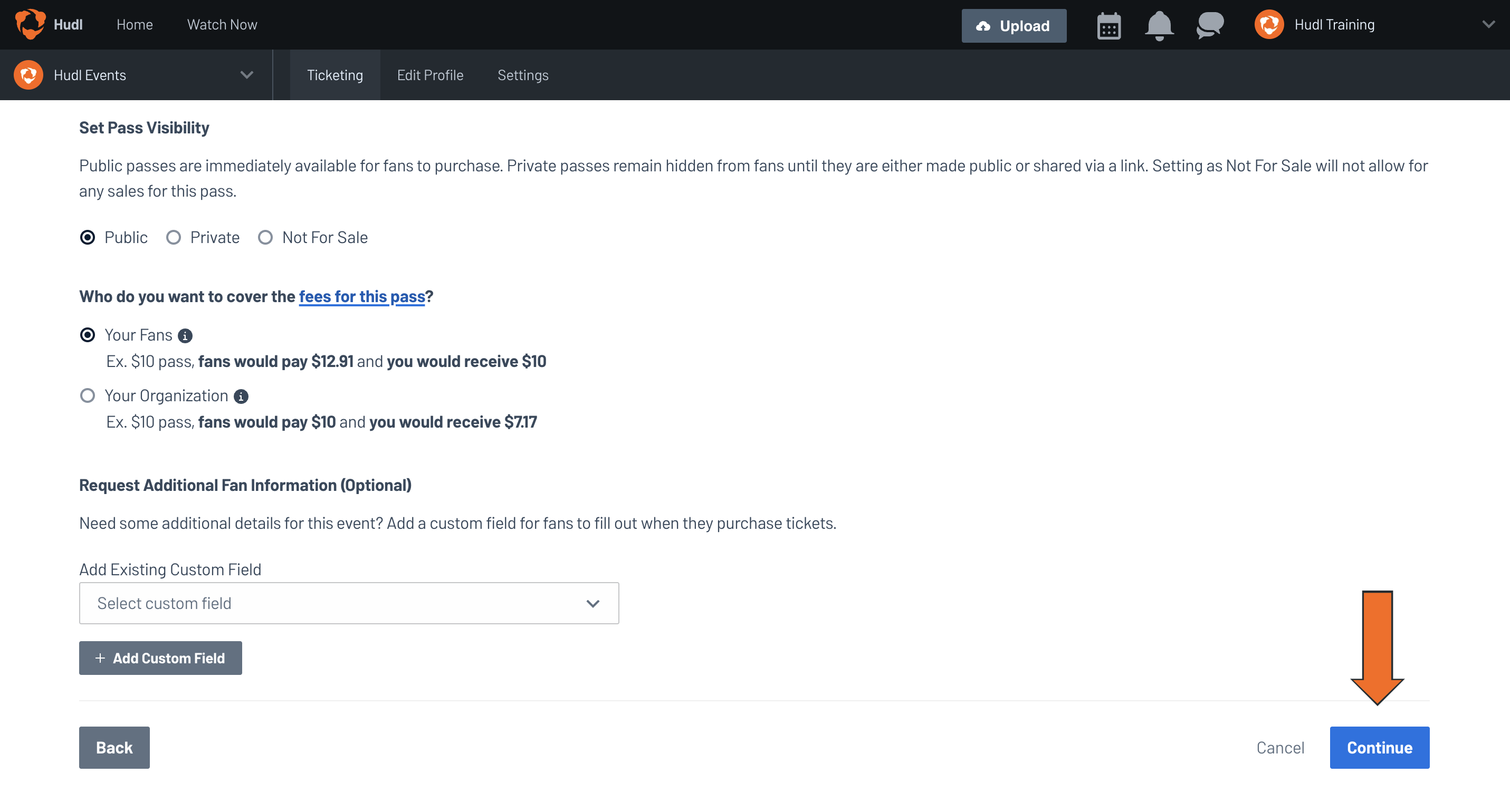 Set Pass Transfer Limits • Hudl Support