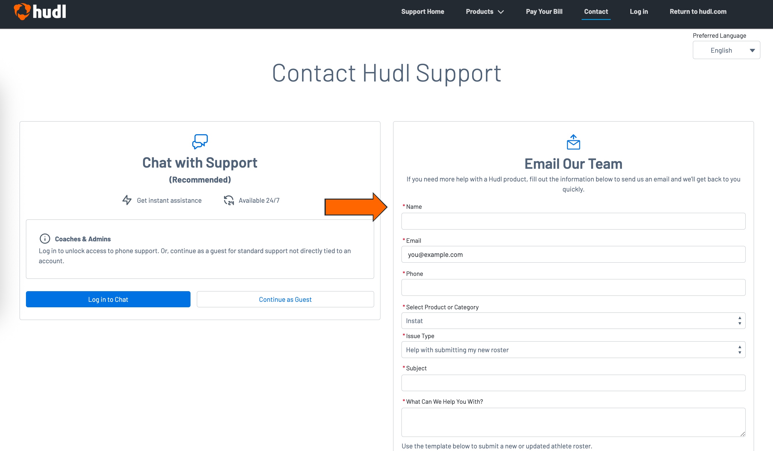 Submit or Update Hudl Instat Roster • Hudl Support