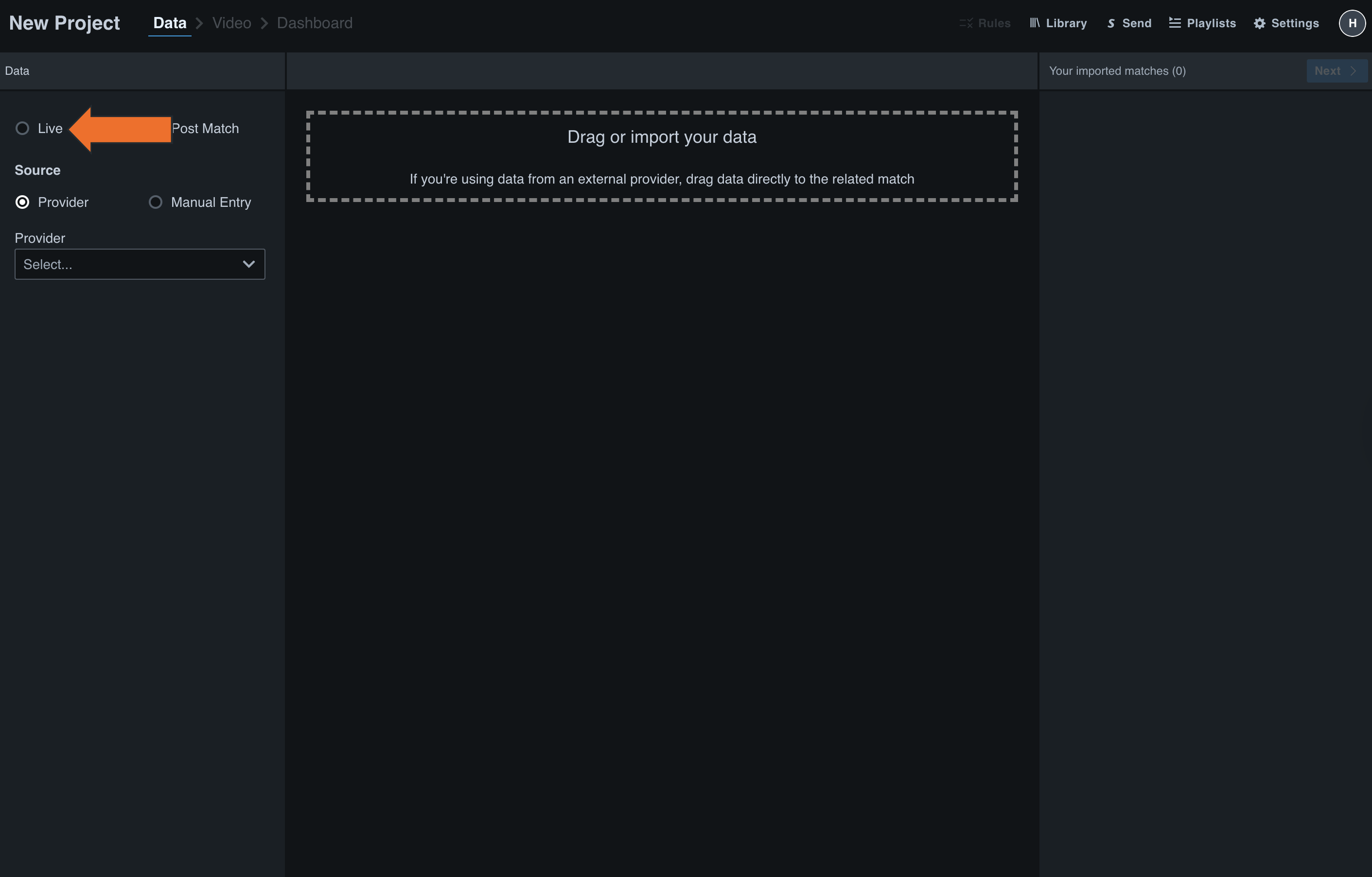 Import Live Hawk-Eye Data • Hudl Support
